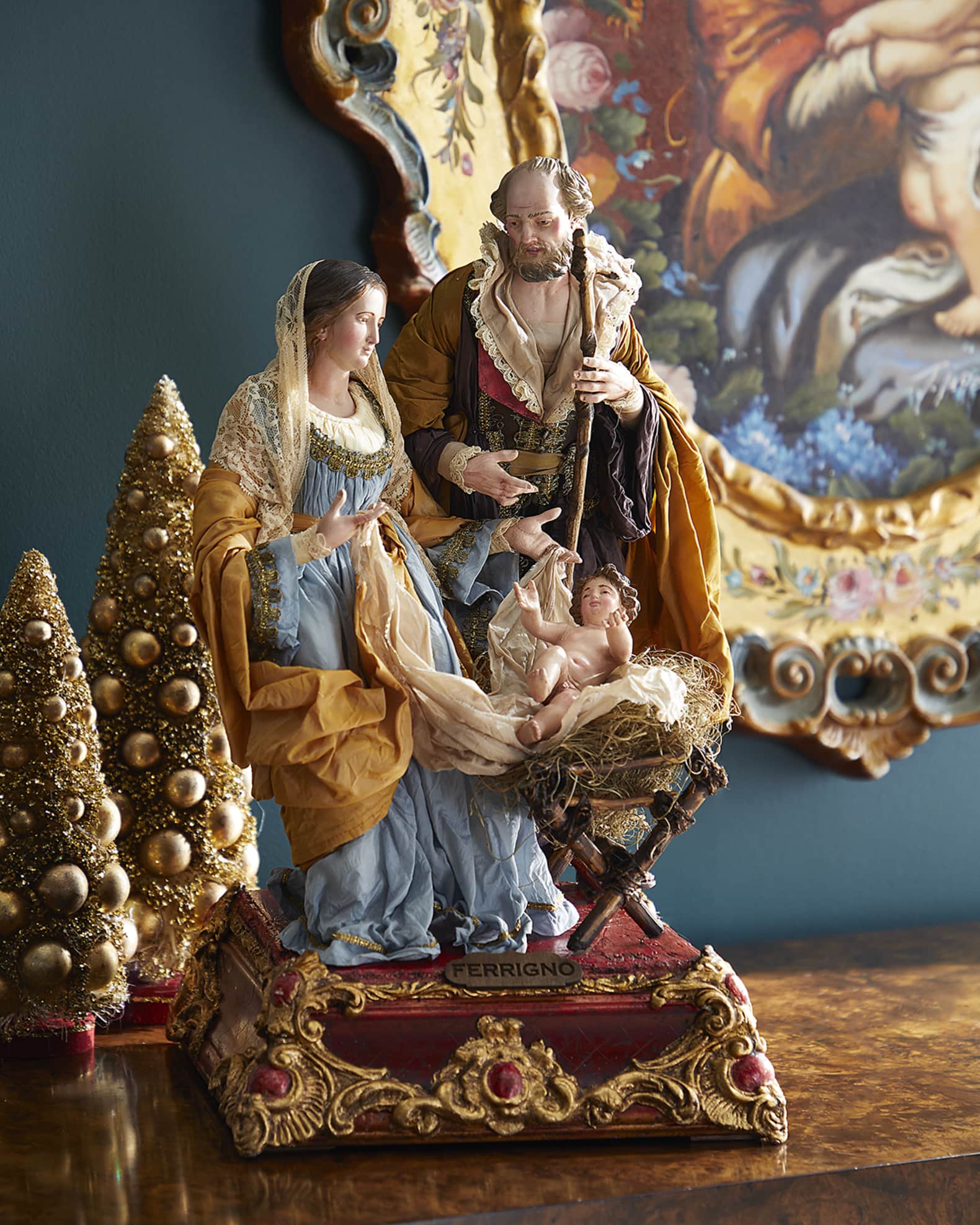 Marco Ferrigno Terracotta Nativity Display | Neiman Marcus