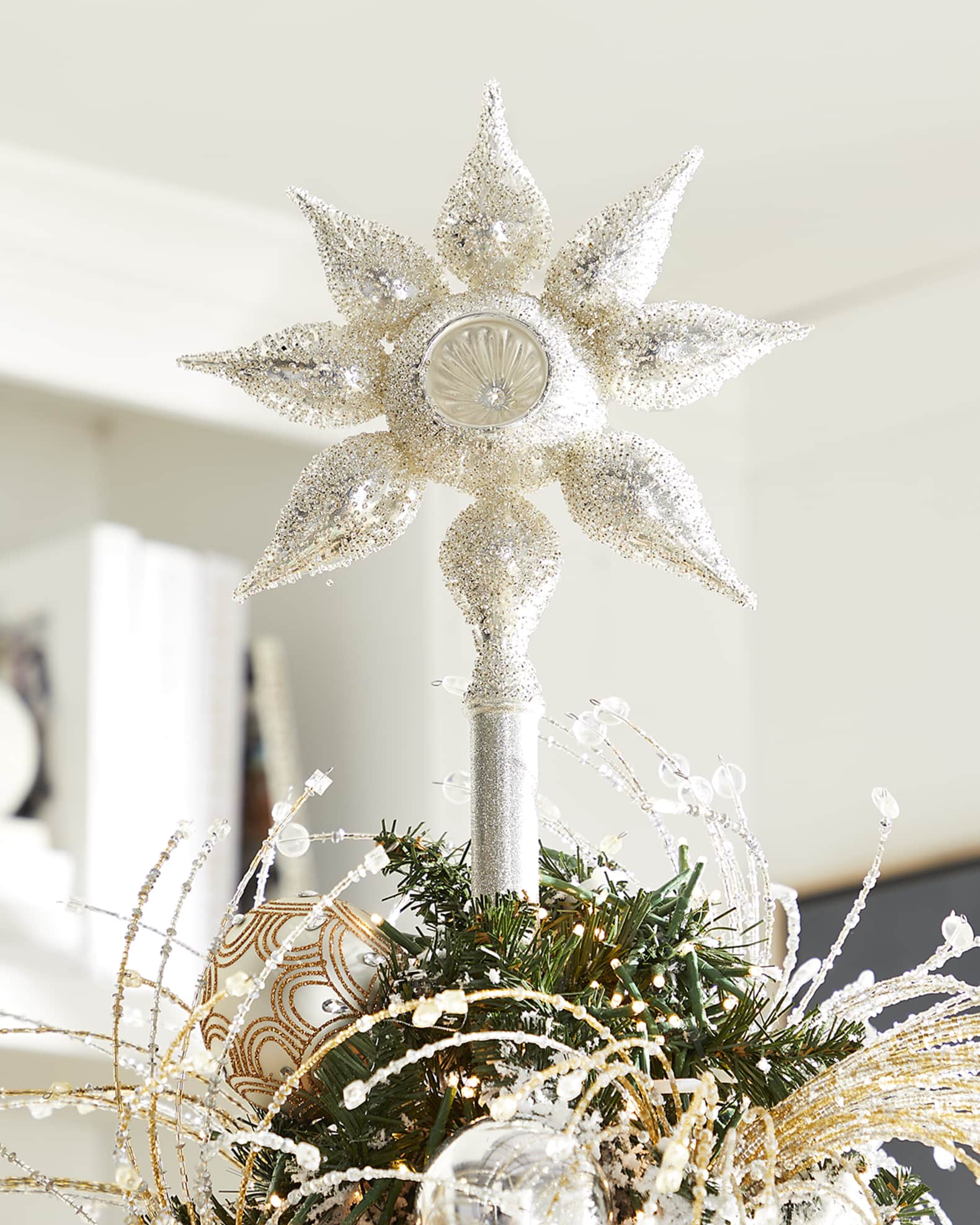 Neiman Marcus White Star Christmas Tree Topper | Neiman Marcus Neiman Marcus White Star Christmas Tree Topper | Neiman Marcus