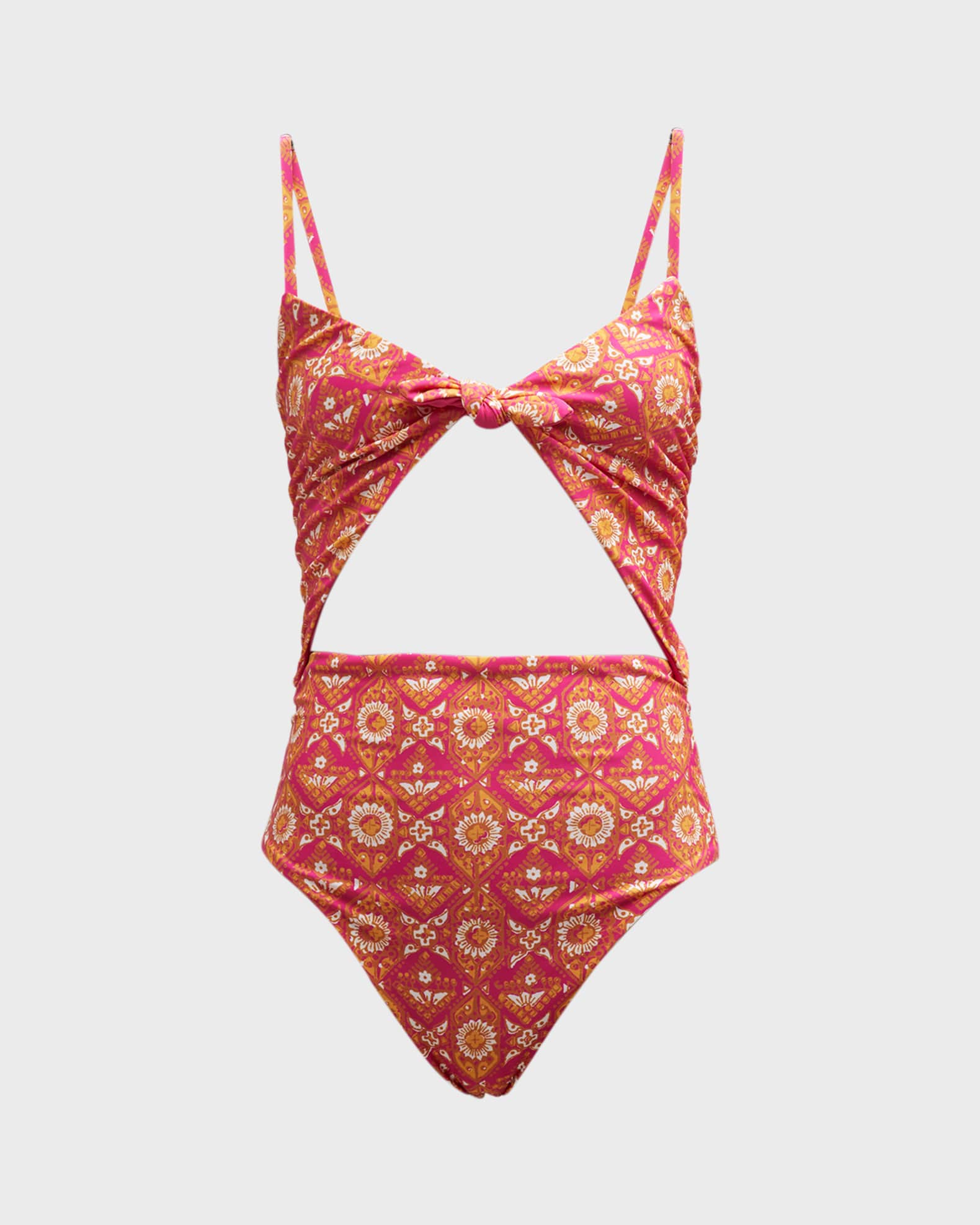 Veronica Beard Aniston Cutout One-Piece Swimsuit | Neiman Marcus