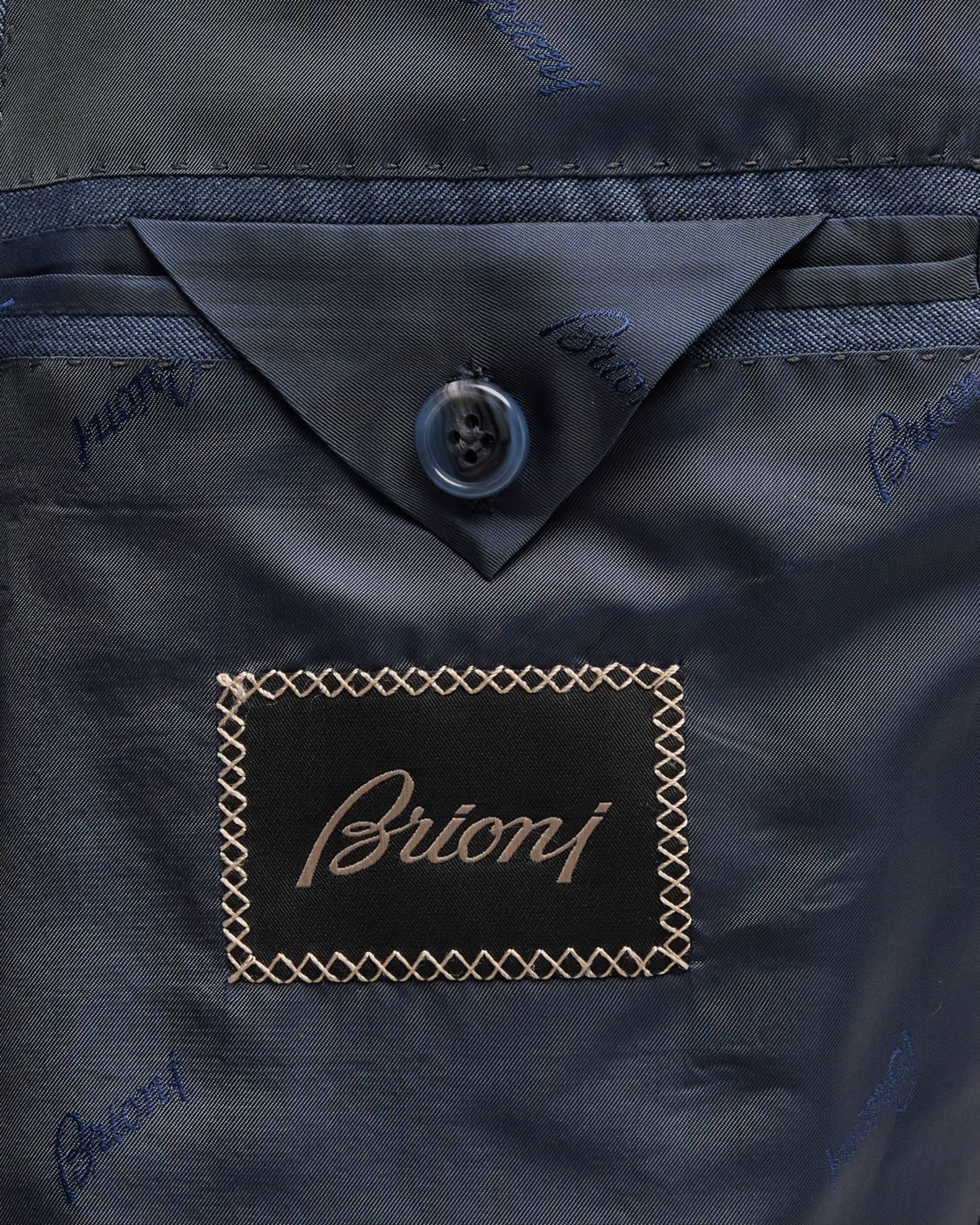 Brioni Men's Chevron Wool Suit | Neiman Marcus