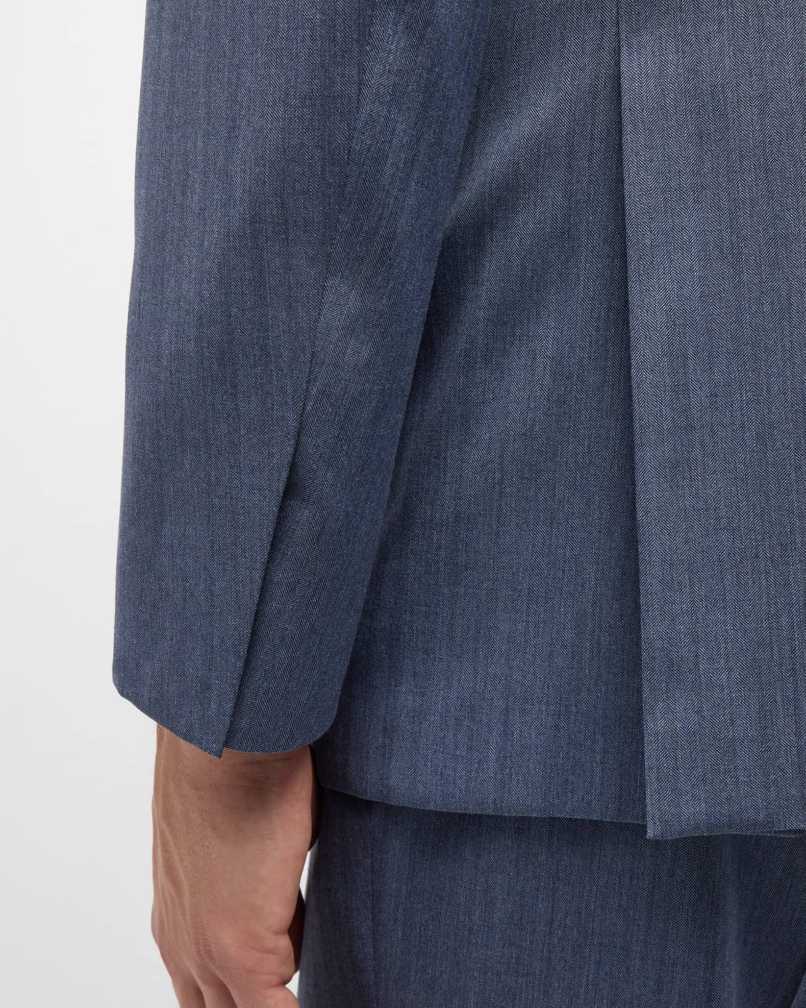 Brioni Men's Chevron Wool Suit | Neiman Marcus