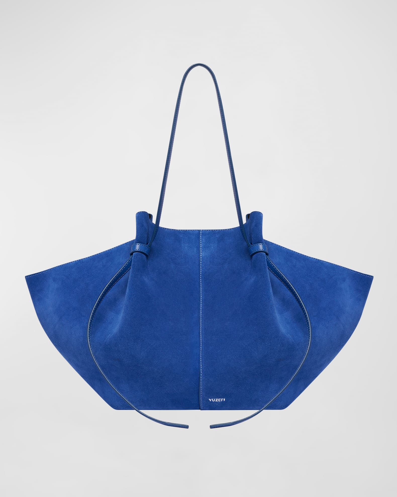 Yuzefi Mochi Large Suede and Leather Shoulder Bag | Neiman Marcus