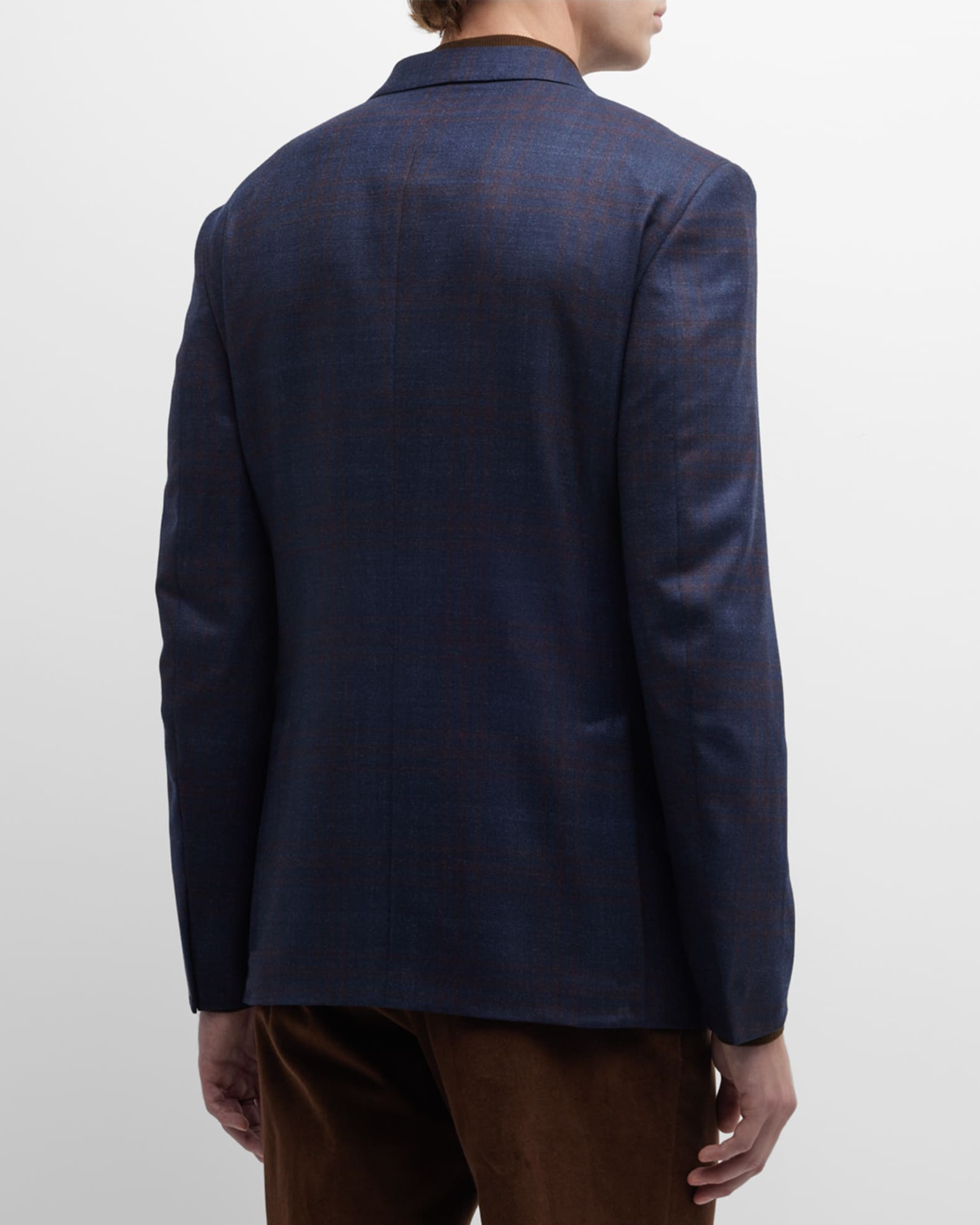 ZEGNA Men's Check Wool Sport Coat | Neiman Marcus