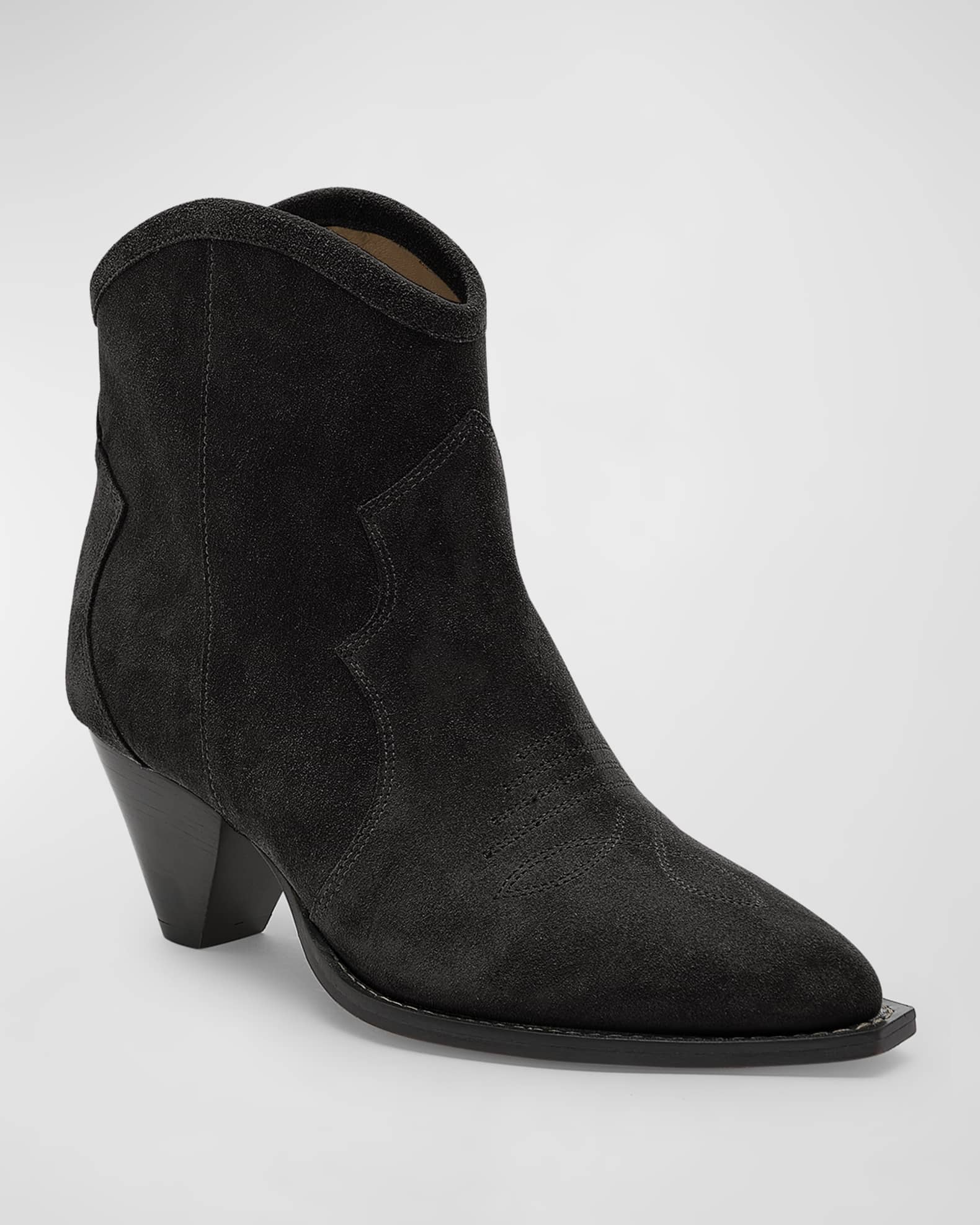 Isabel Marant Darizo Suede Western Booties | Neiman Marcus
