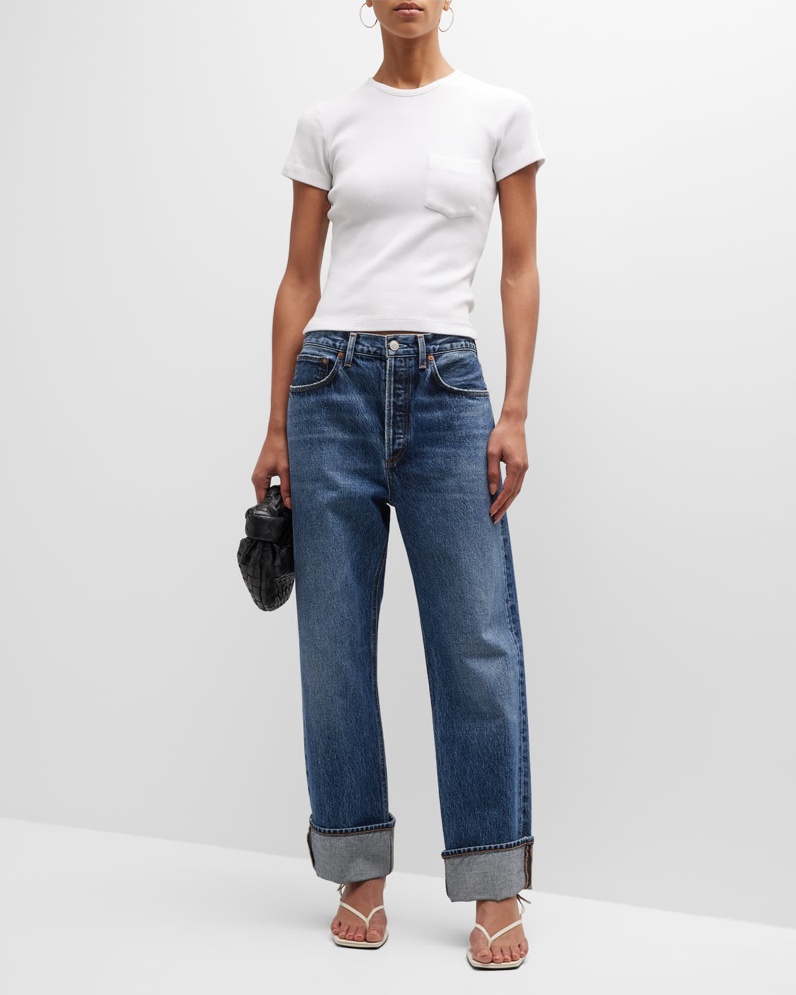 AGOLDE Fran Easy Straight Jeans | Neiman Marcus