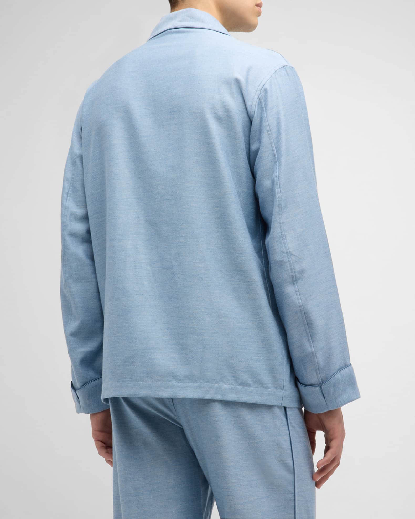 Brioni Men's Cotton-Cashmere Pajama Set | Neiman Marcus