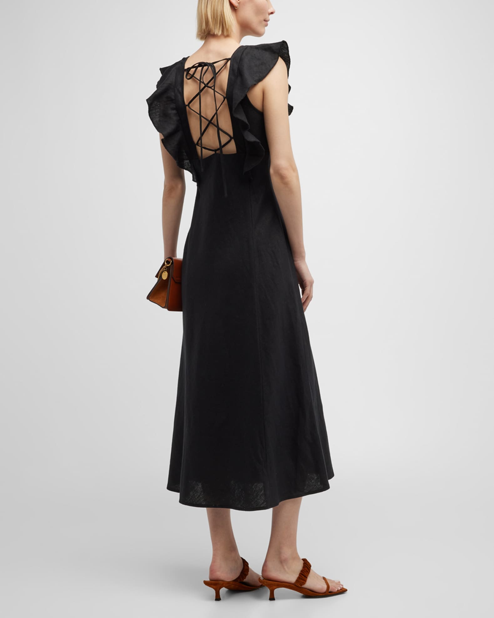 Rails Constance Linen Midi Dress | Neiman Marcus