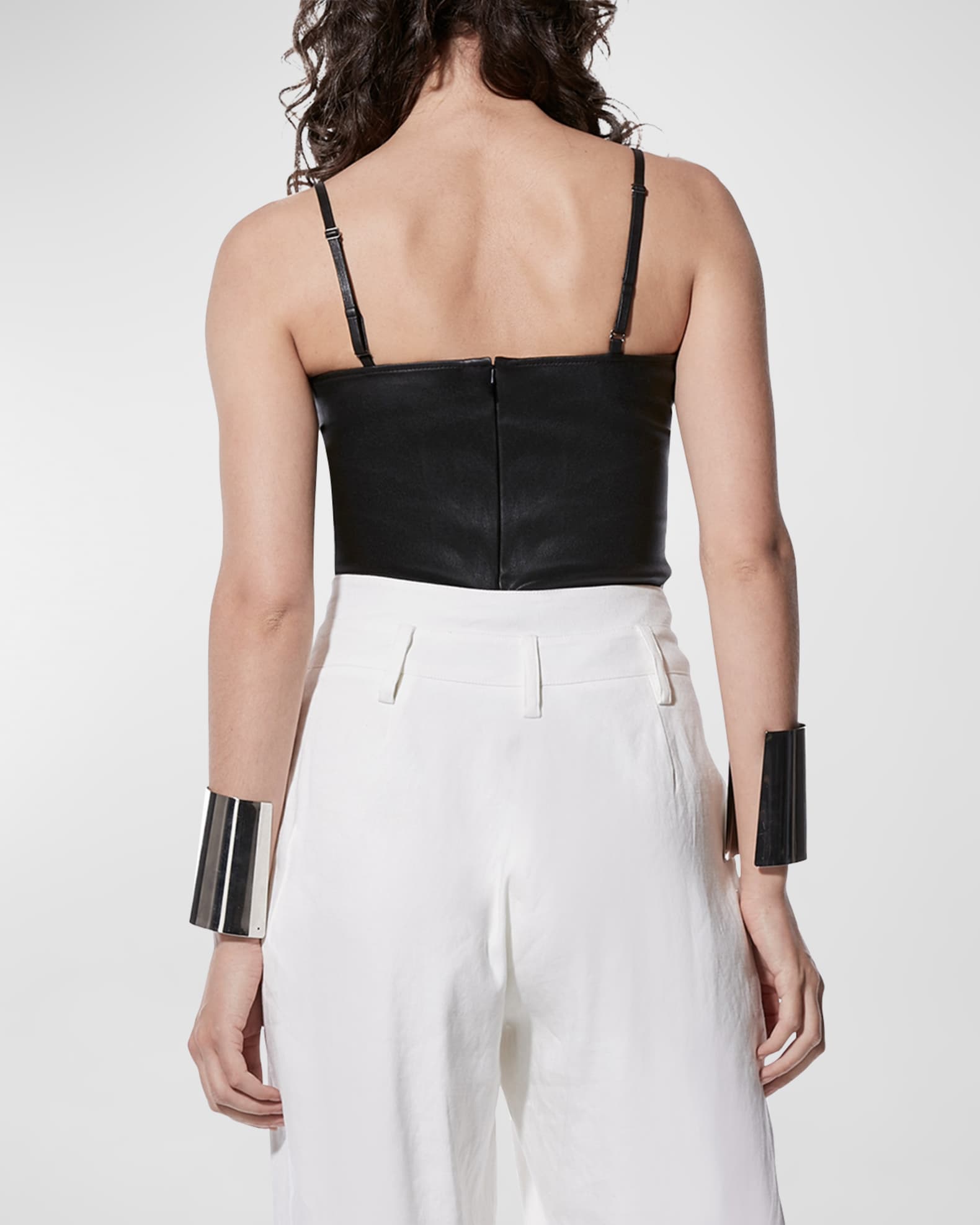 AS by DF Memphis Stretch Leather Tank Top | Neiman Marcus