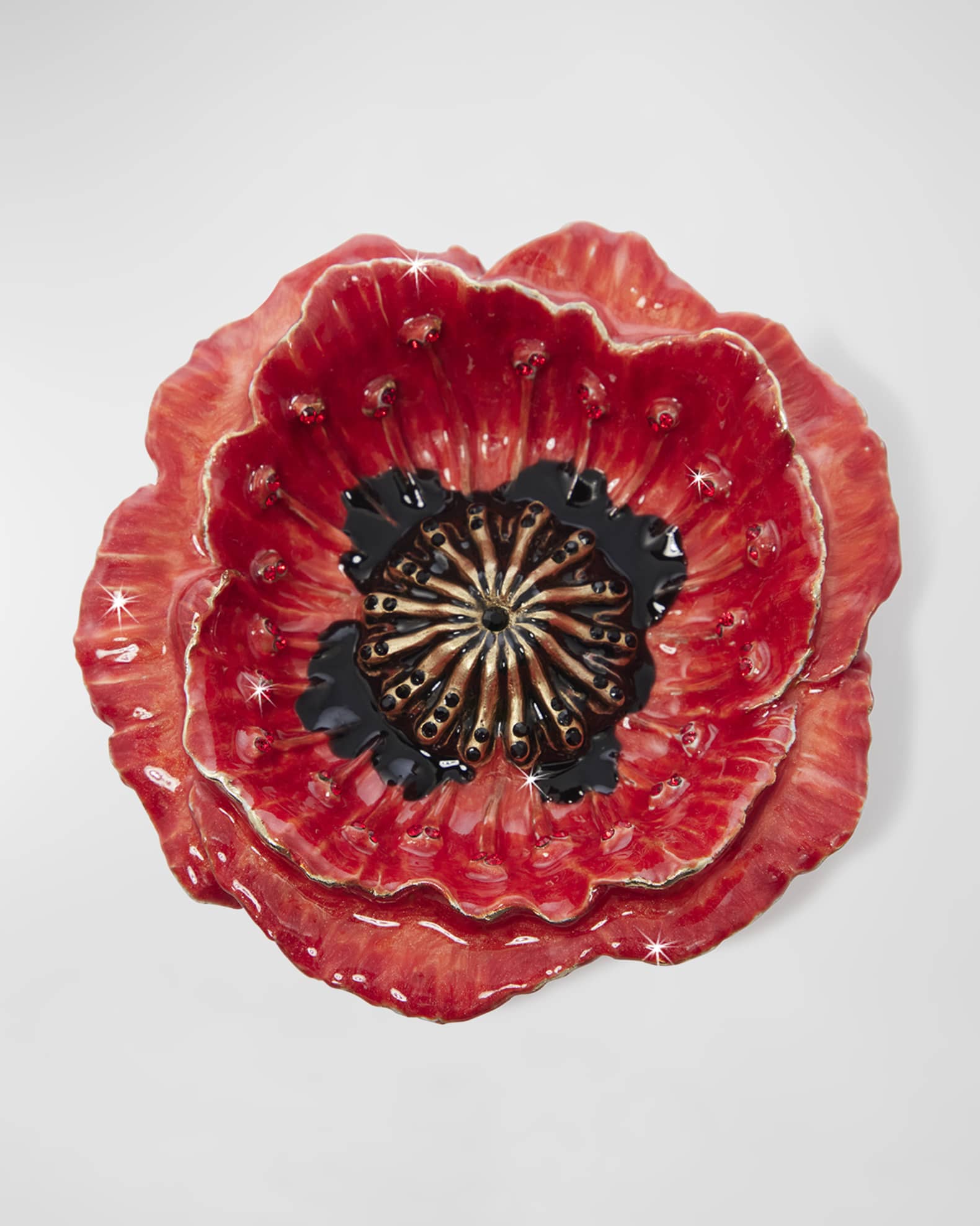 Jay Strongwater Poppy Trinket Tray | Neiman Marcus