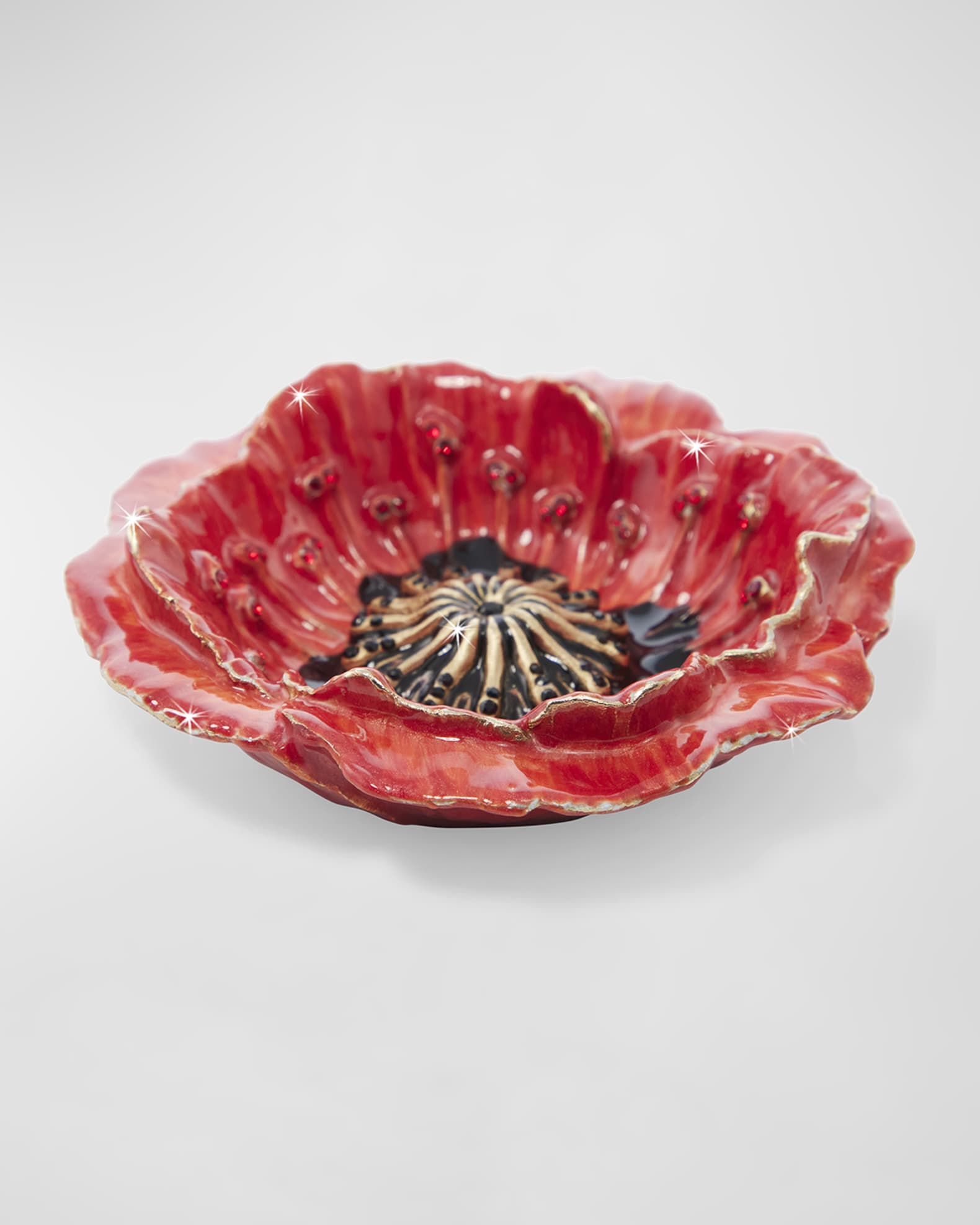 Jay Strongwater Poppy Trinket Tray | Neiman Marcus