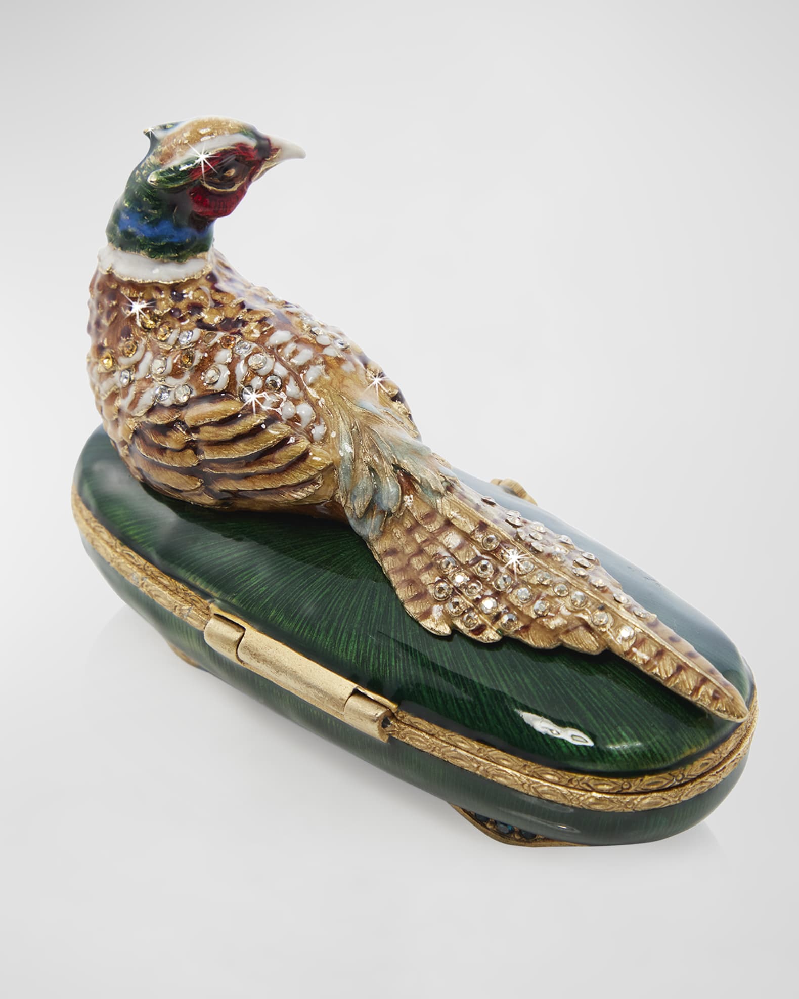 Jay Strongwater Pheasant Box | Neiman Marcus