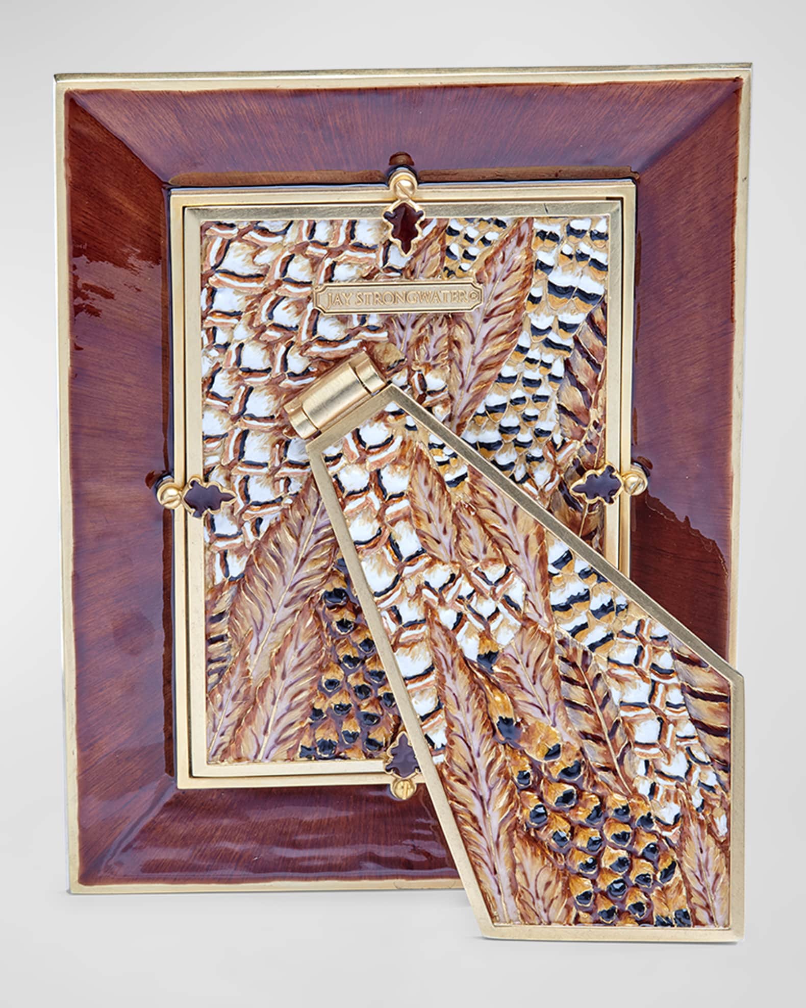 Jay Strongwater Pheasant Photo Frame, 5" x 7" | Neiman Marcus