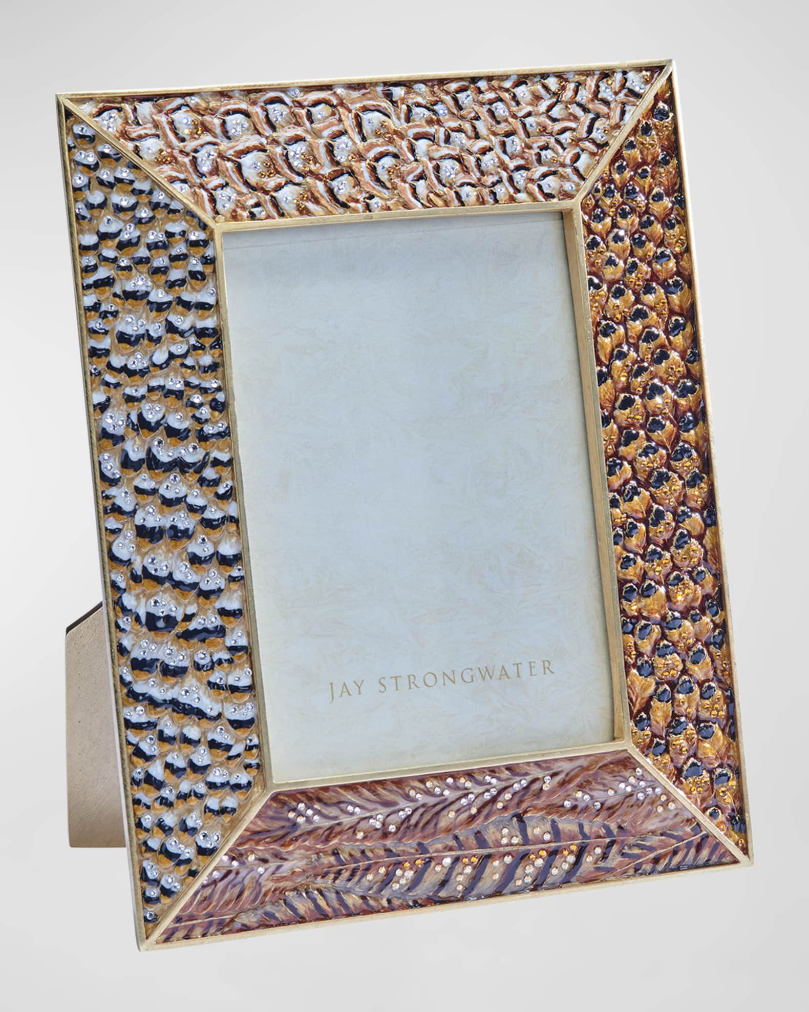 Jay Strongwater Pheasant Photo Frame, 5" x 7" | Neiman Marcus