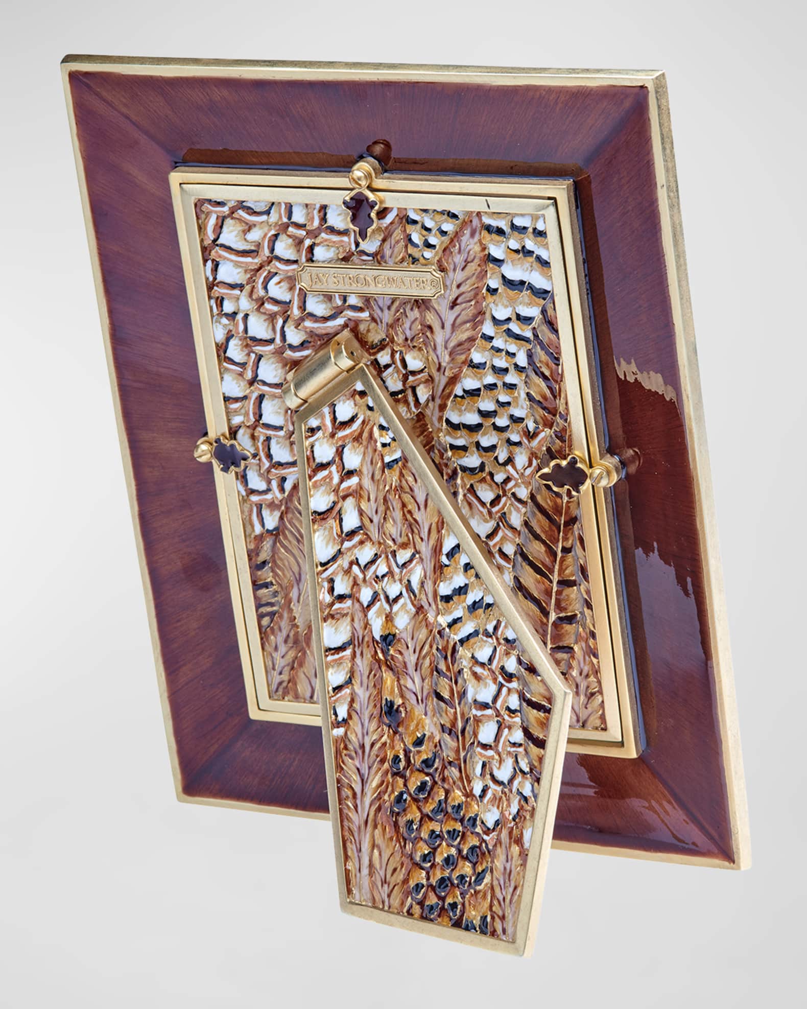 Jay Strongwater Pheasant Photo Frame, 5" x 7" | Neiman Marcus