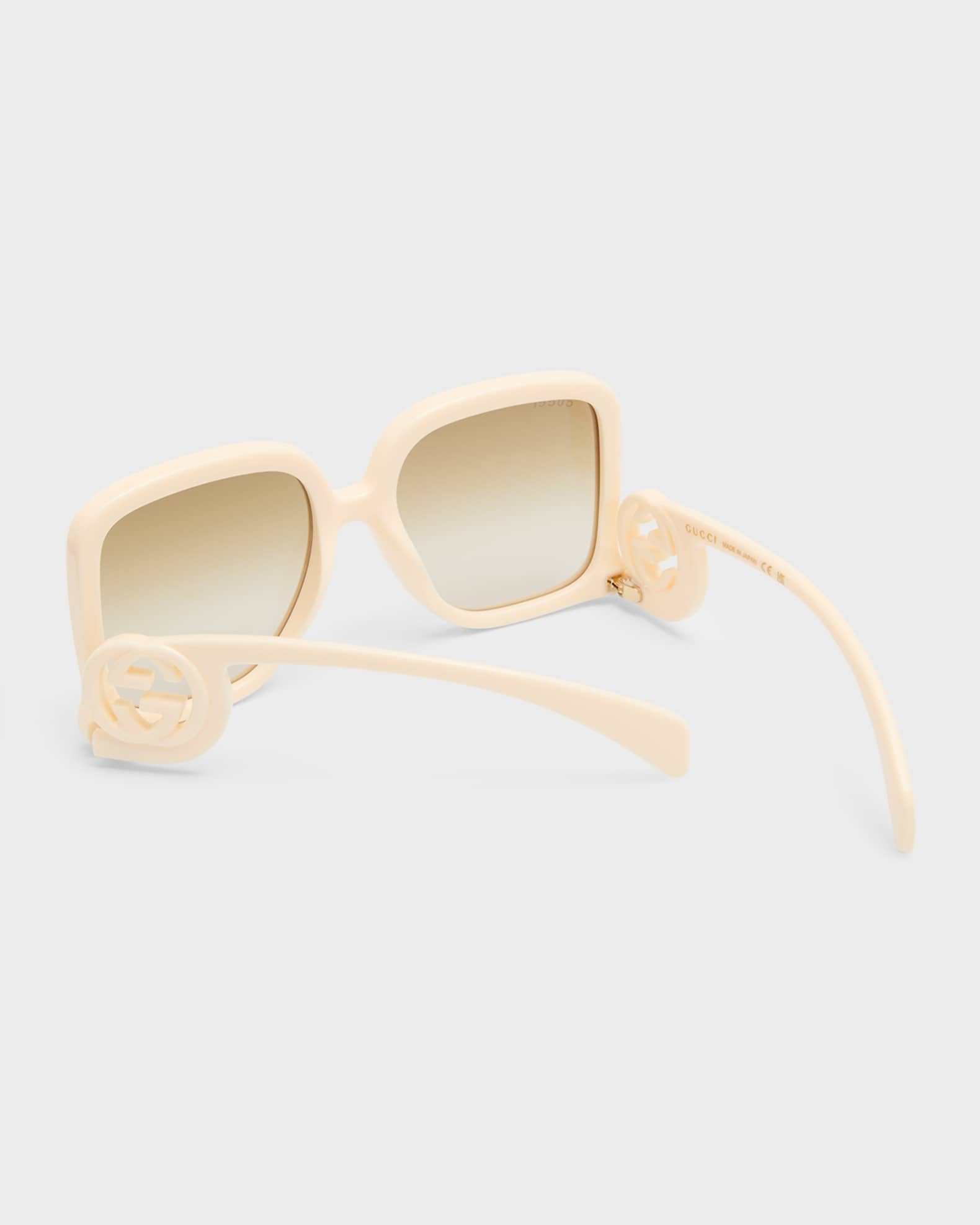Gucci Gradient GG1326S Square Plastic Sunglasses | Neiman Marcus
