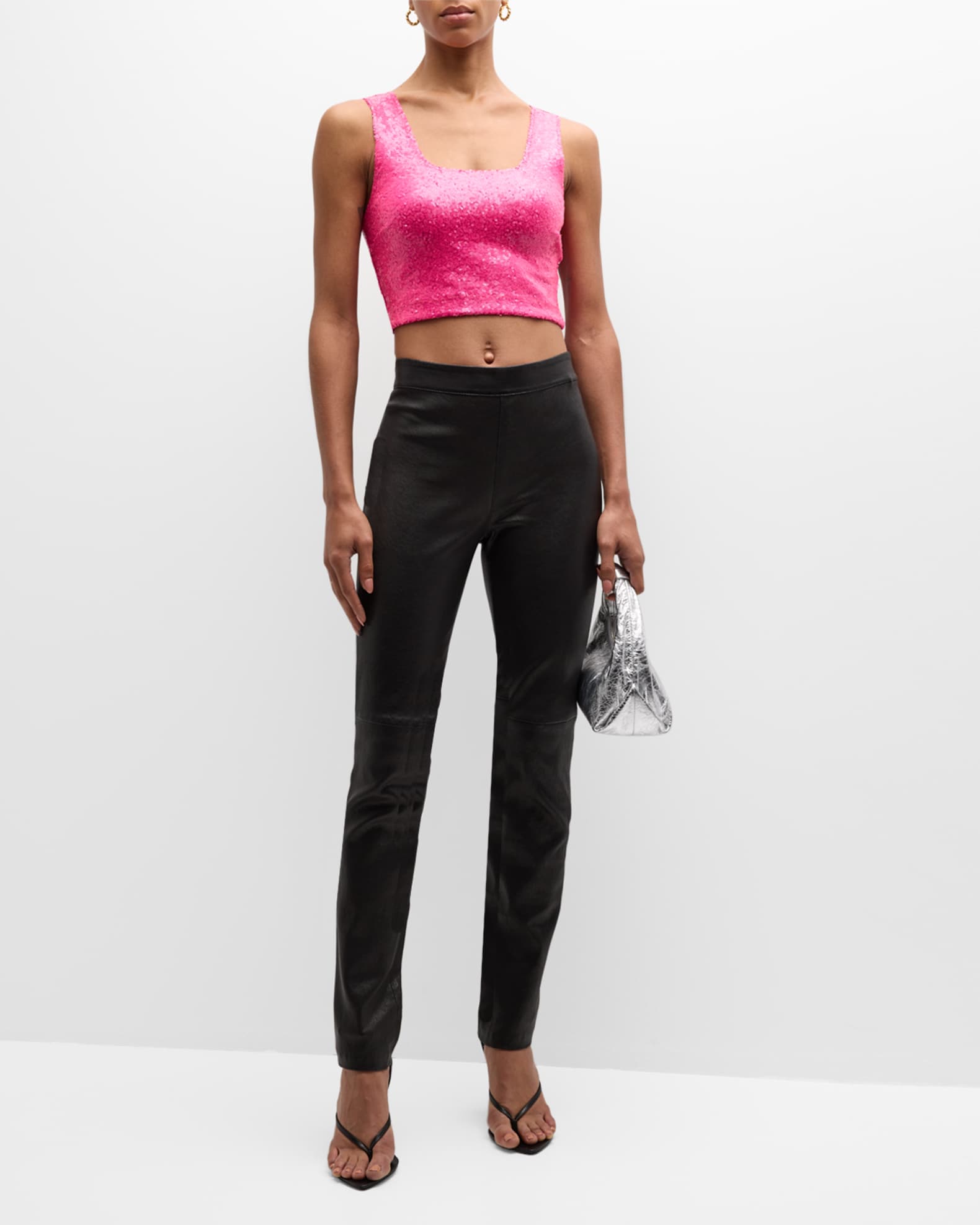 Commando Sequin Crop Top | Neiman Marcus