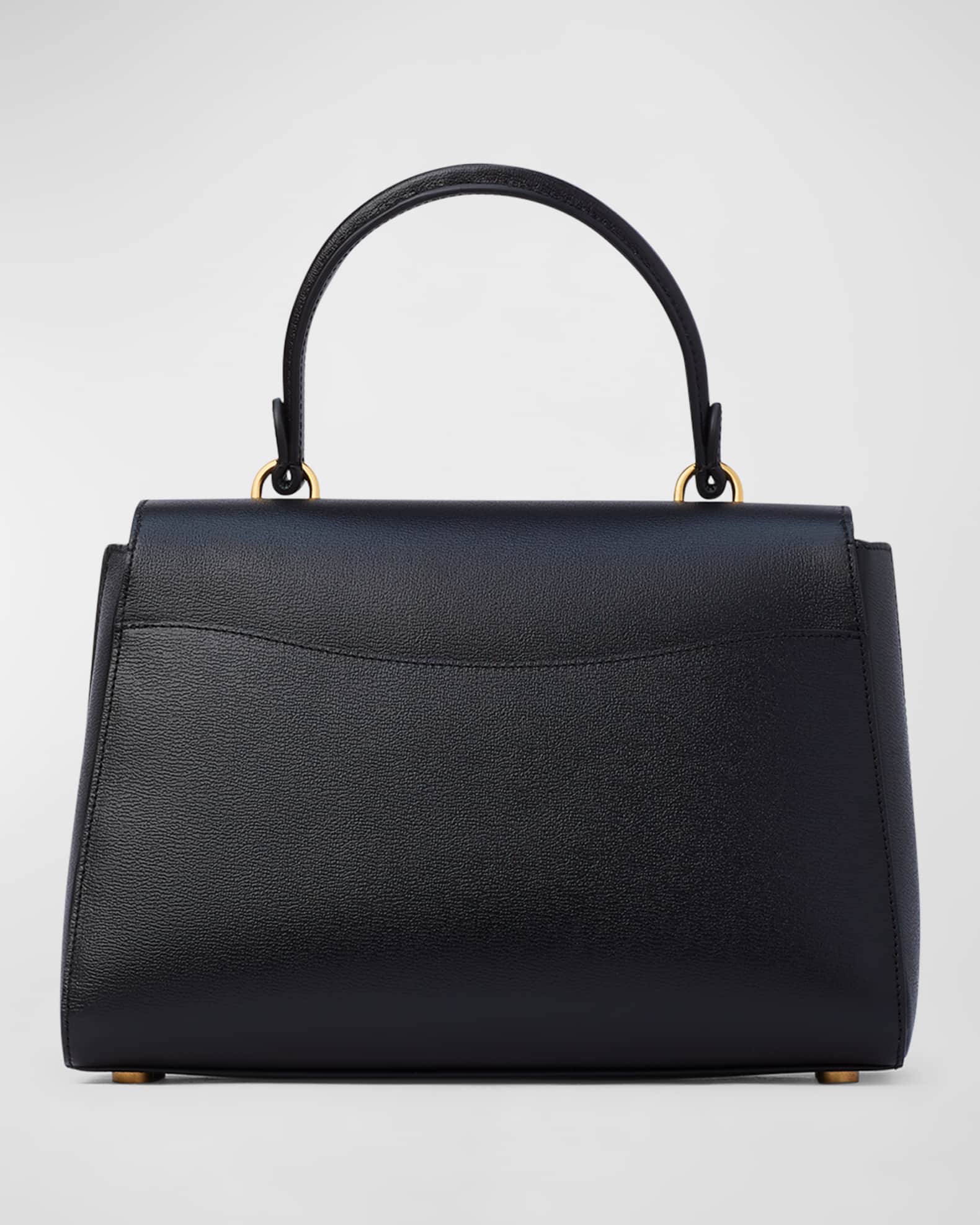 kate spade new york katy medium textured leather top-handle bag ...