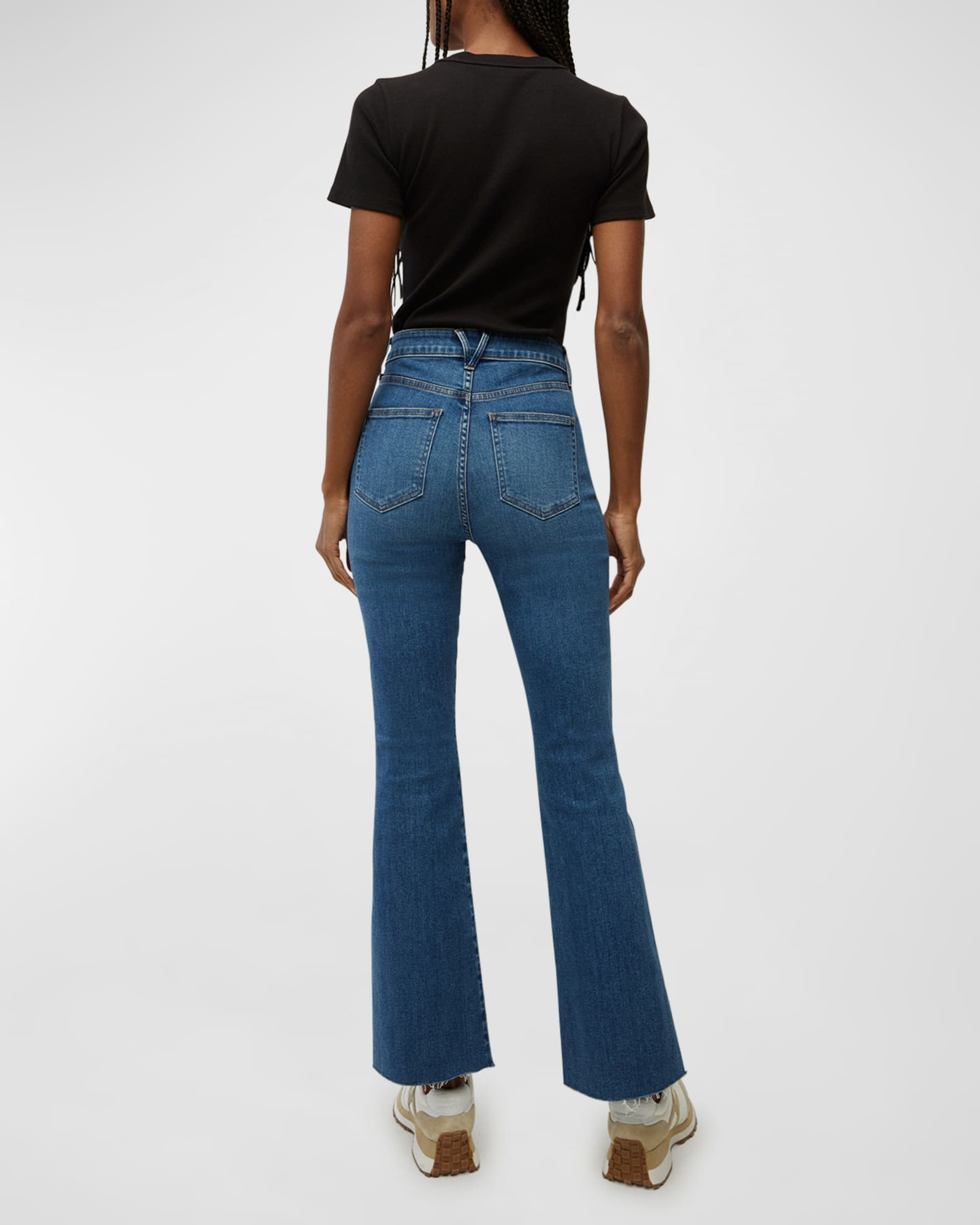 Veronica Beard Carson Ankle Flare Jeans | Neiman Marcus