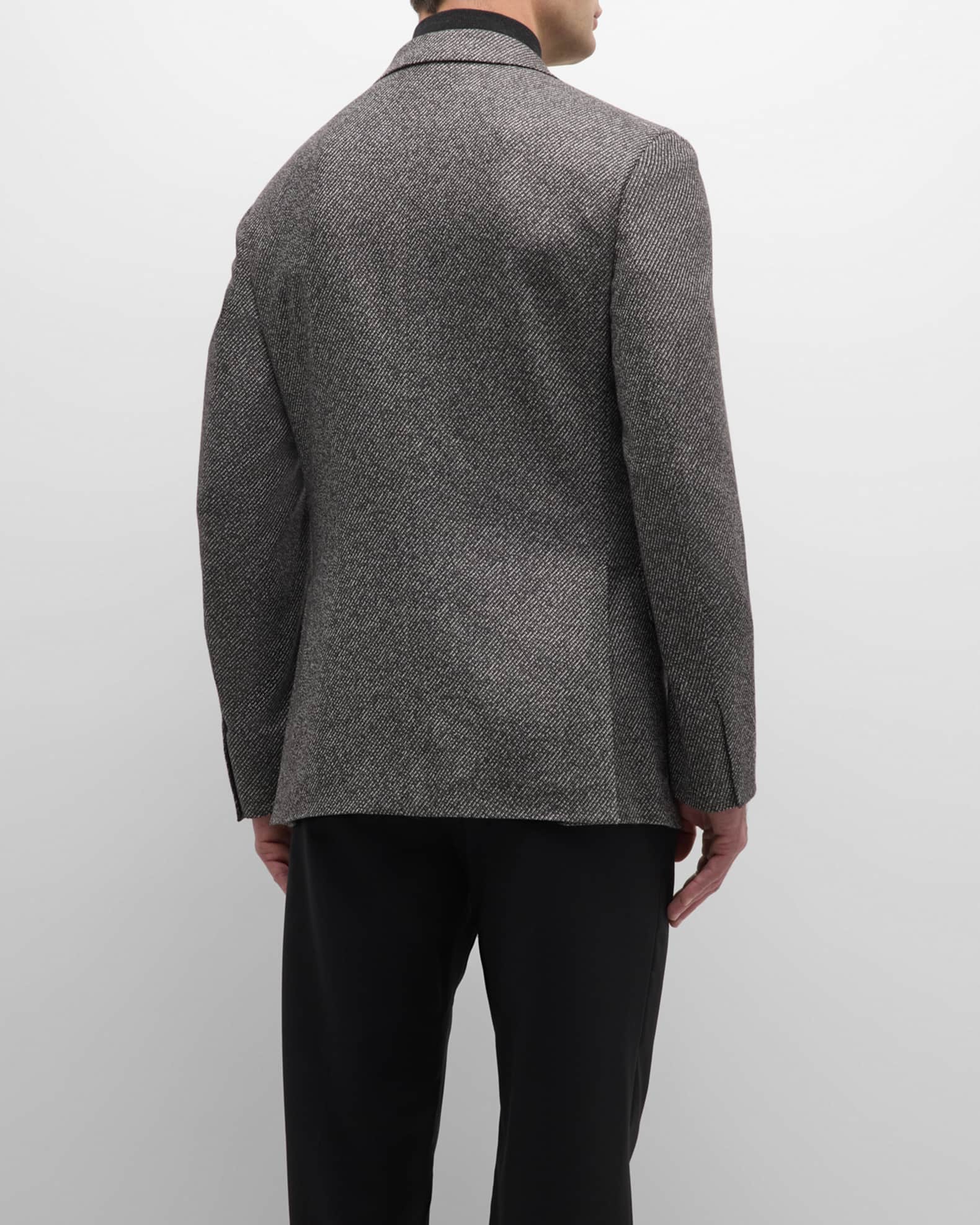 Brioni Men's Two-Tone Twill Blazer | Neiman Marcus