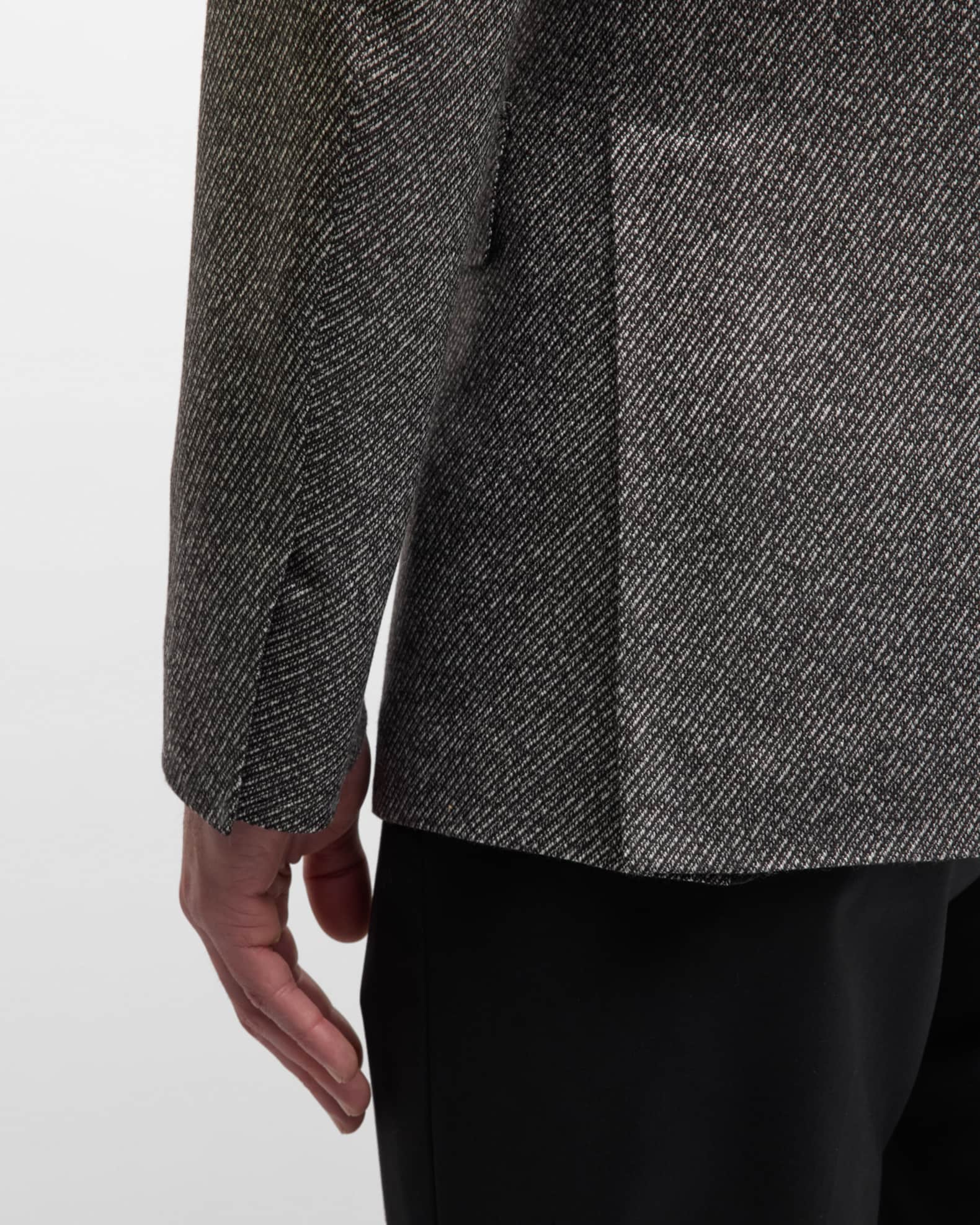 Brioni Men's Two-Tone Twill Blazer | Neiman Marcus