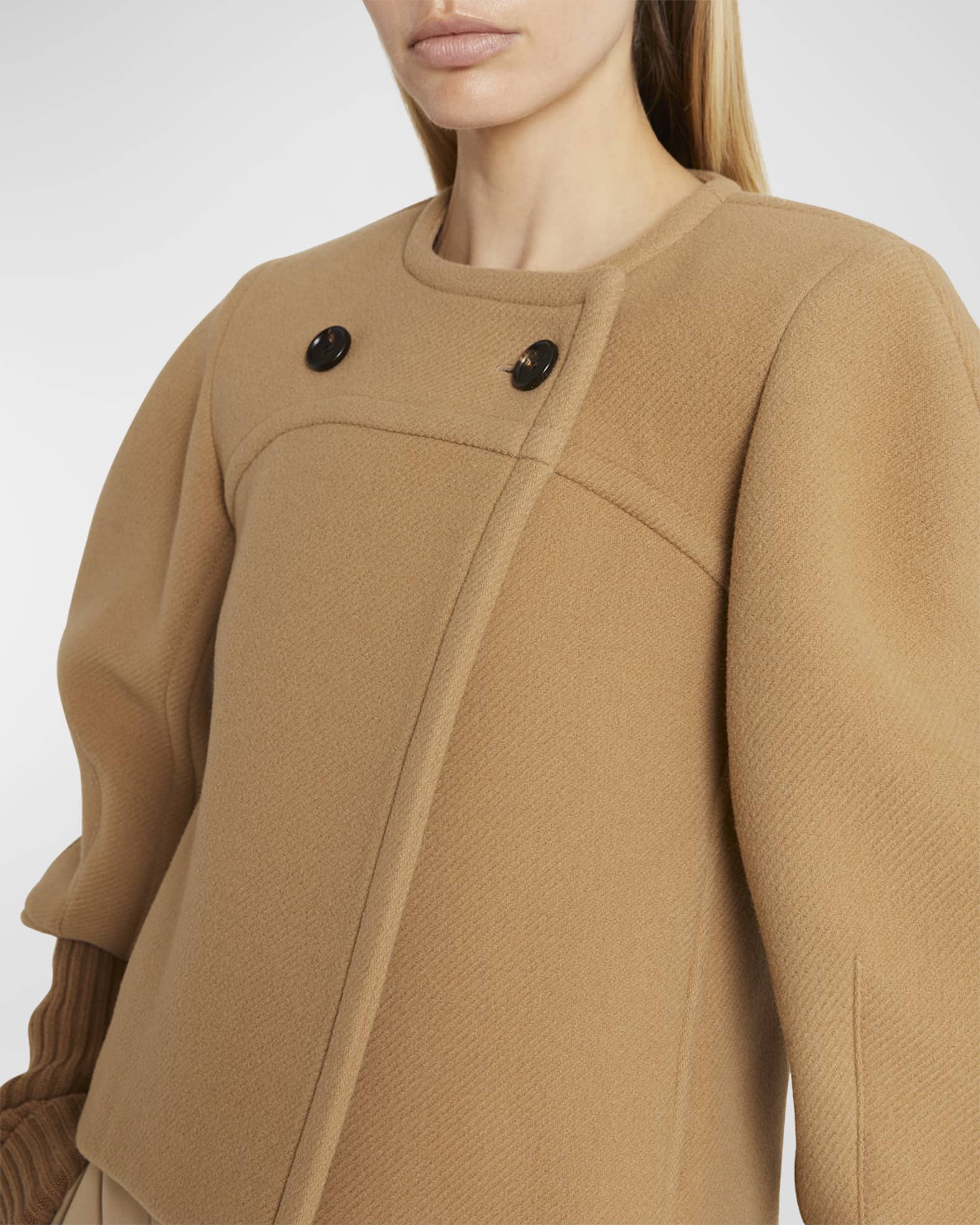 Chloe Iconic Soft Wool Short Jacket | Neiman Marcus