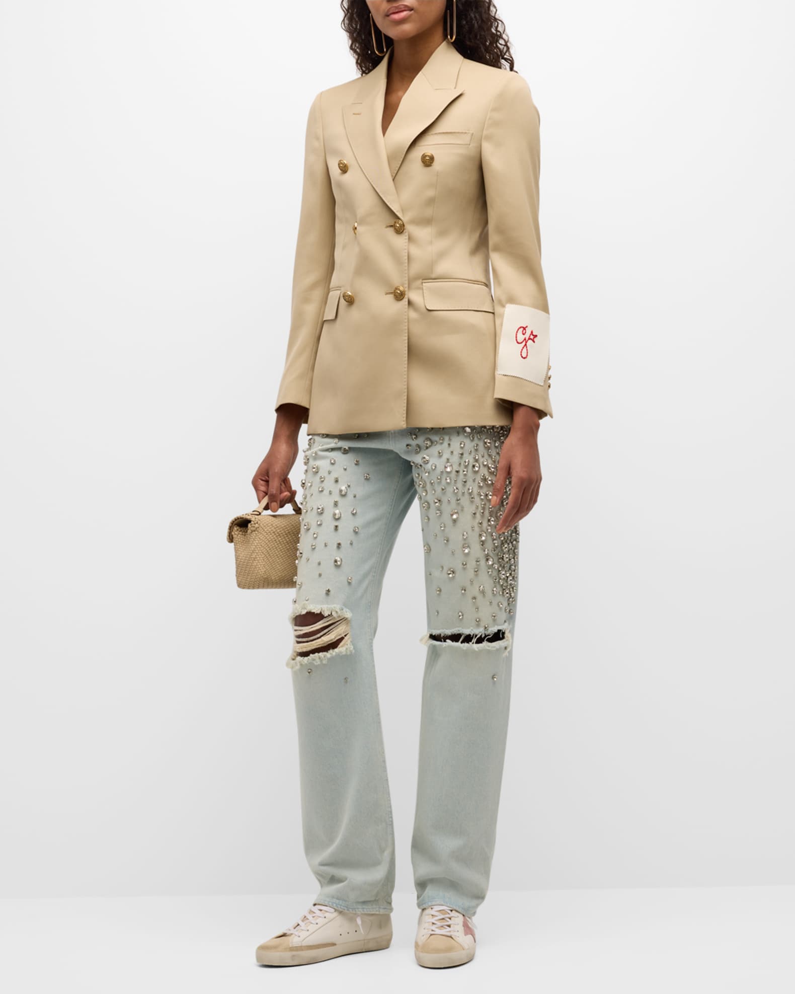 Golden Goose Double-Breasted Wool Blazer | Neiman Marcus