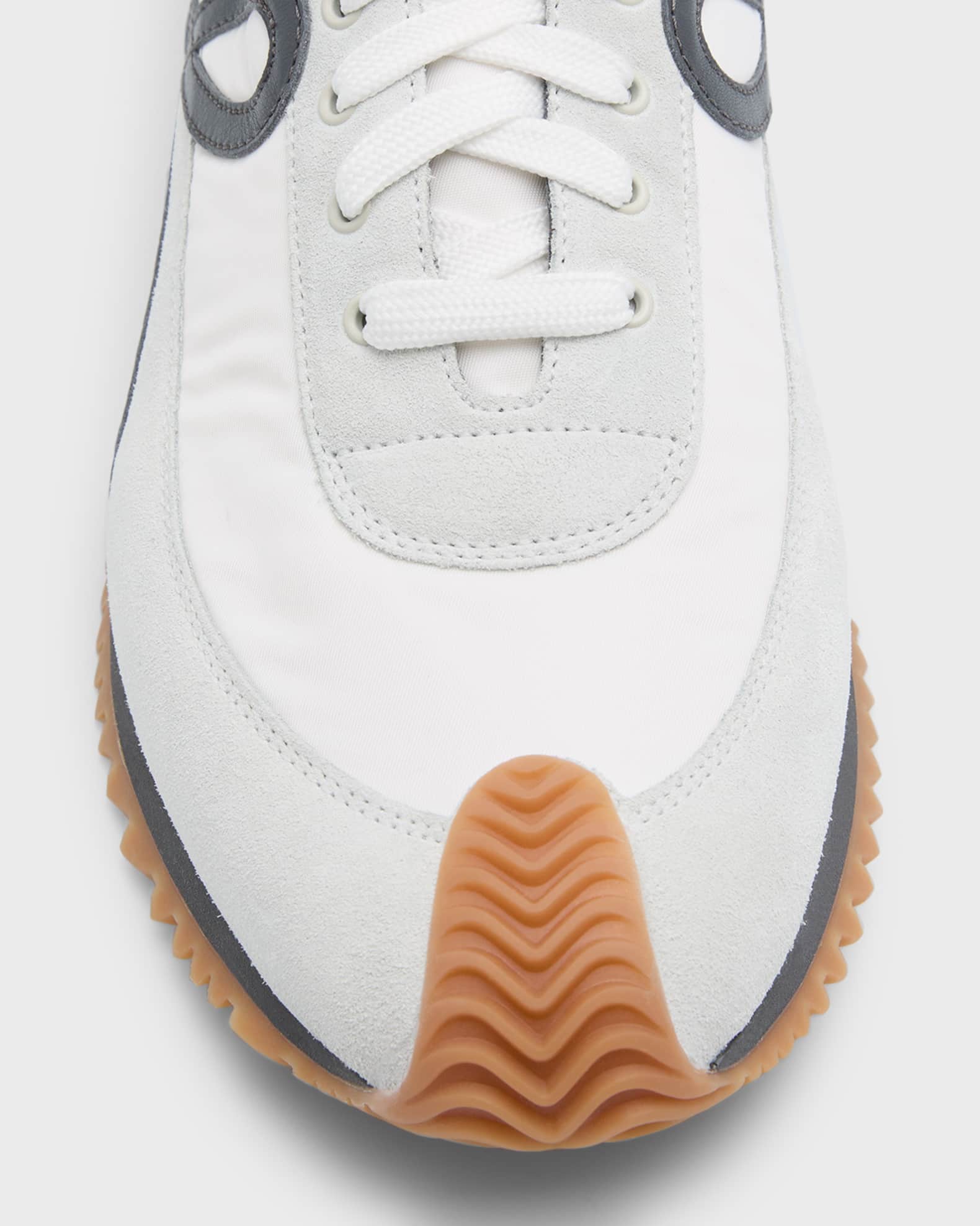 Loewe Men's Nylon and Suede Flow Runner Sneakers | Neiman Marcus
