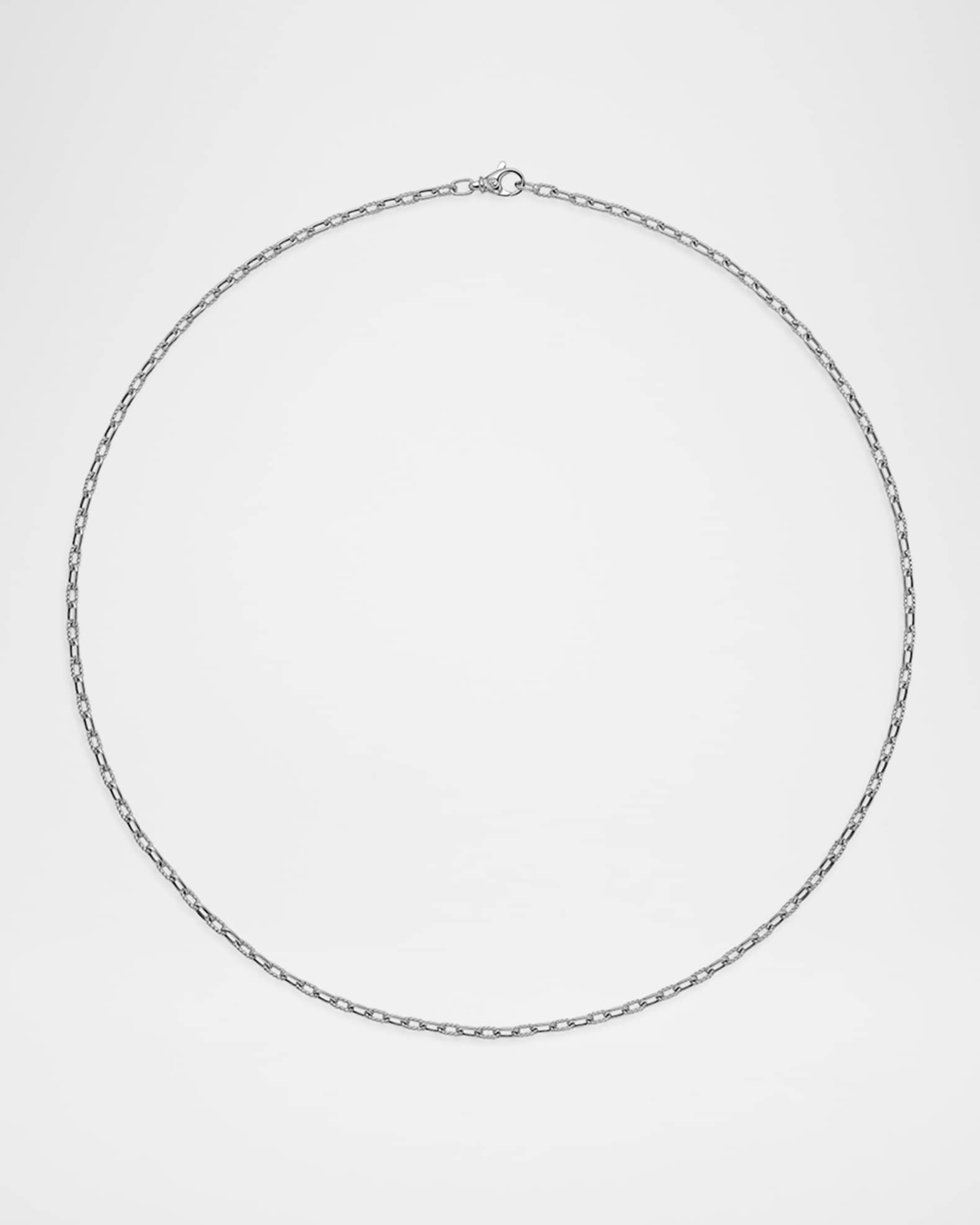 David Yurman 3mm Men's DY Madison Chain Necklace in Silver | Neiman Marcus