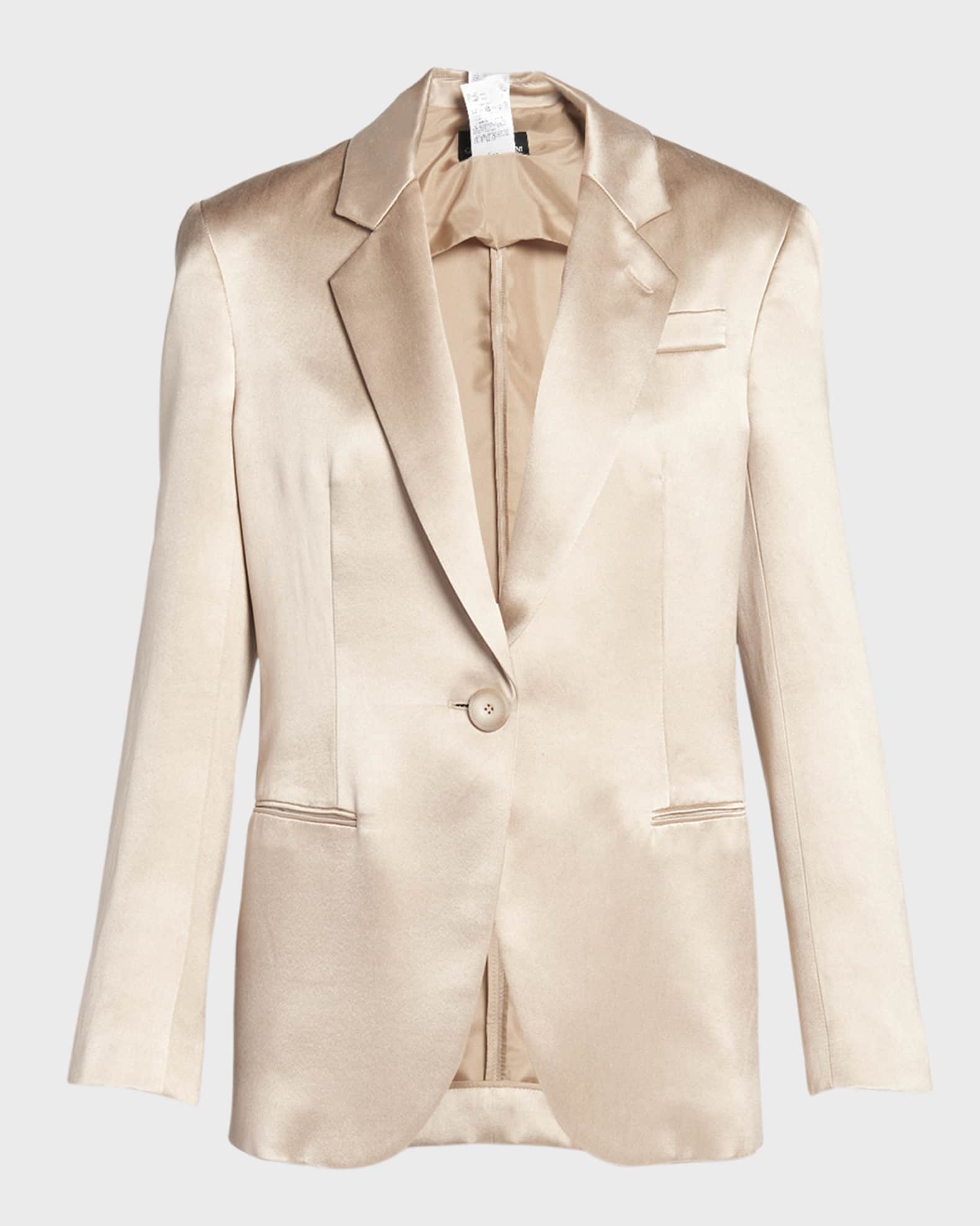 Washed Double-Satin Suit | Neiman Marcus