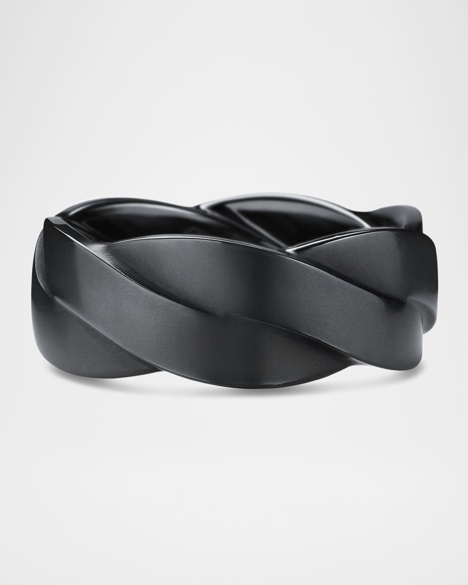 David Yurman Men's DY Helios Band Ring in Black Titanium, 9mm | Neiman ...