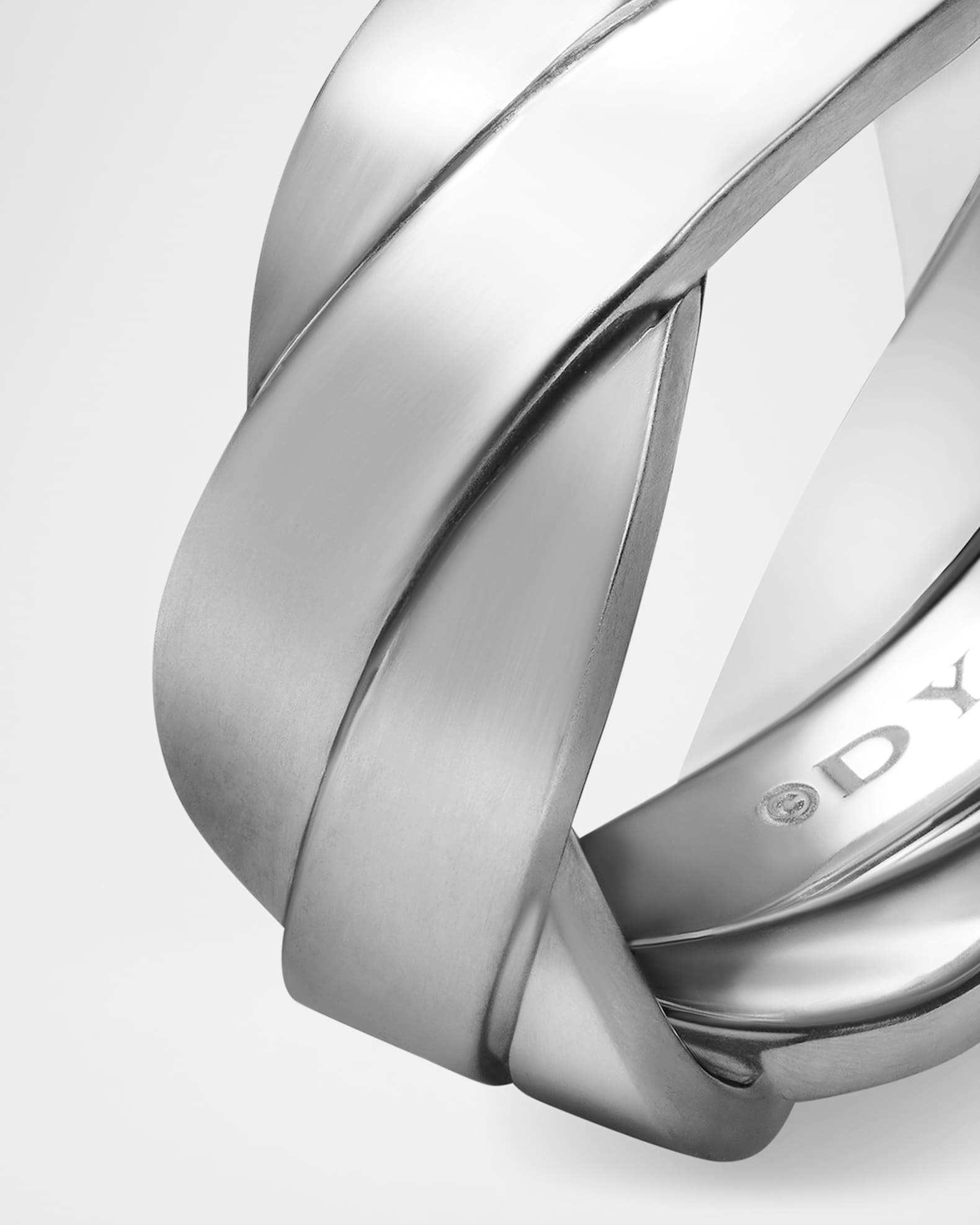 David Yurman Men's DY Helios Band Ring in Silver, 9mm | Neiman Marcus