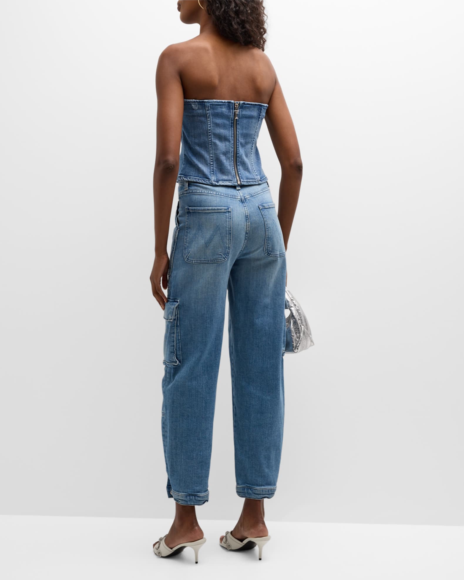 Retrofete Allie Denim Bustier Top | Neiman Marcus
