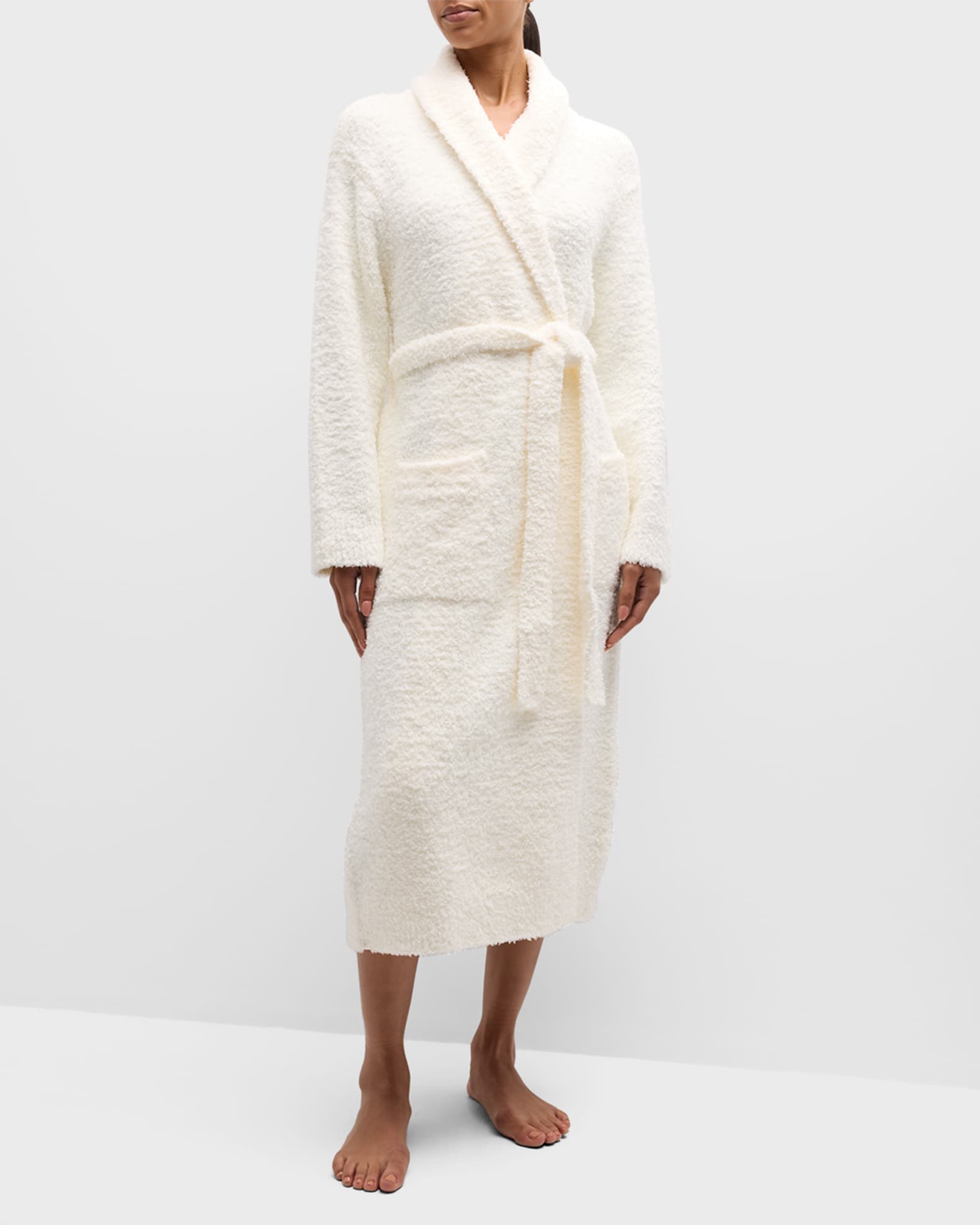 Barefoot Dreams CozyChic Shawl-Collar Robe | Neiman Marcus