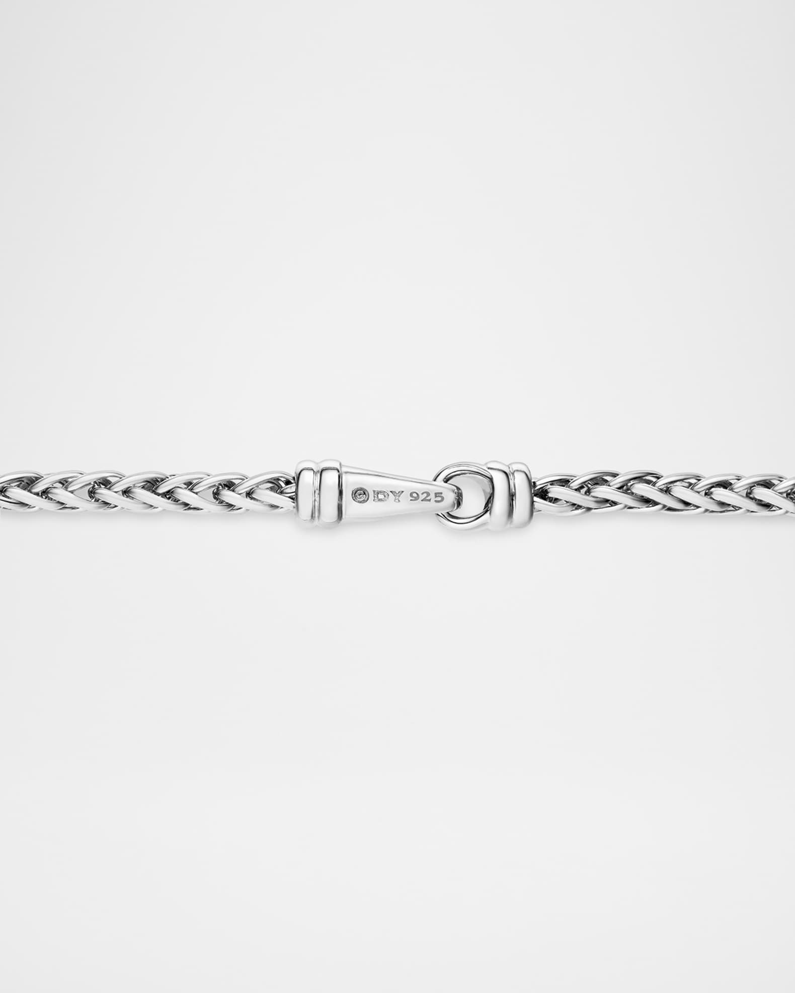 David Yurman 2.5mm Men's Wheat Chain Necklace in Silver | Neiman Marcus