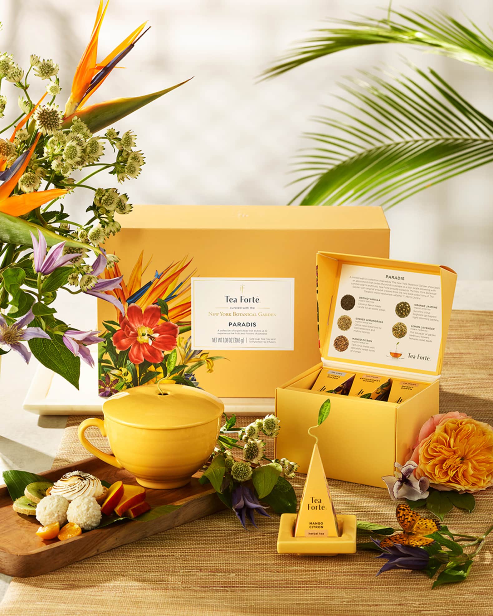 Tea Forte x The New York Botanical Garden Paradis Gift Set | Neiman Marcus