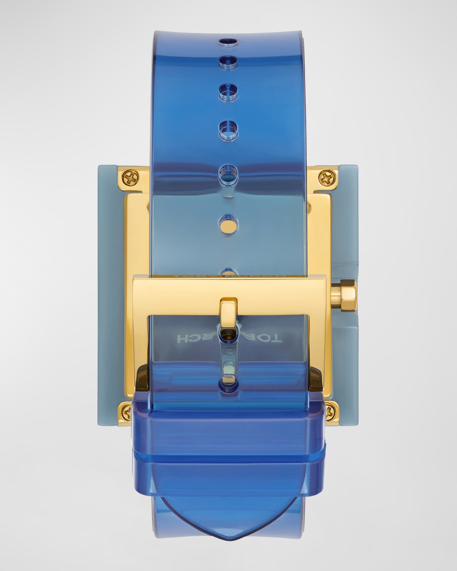 Tory Burch The Sedgwick Two-Hand Blue Polyurethane Watch | Neiman Marcus