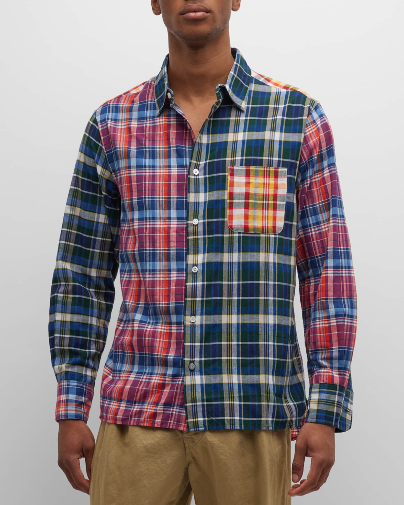 Original Madras Trading Co. Men's Long-Sleeve Winter Madras Shirt ...