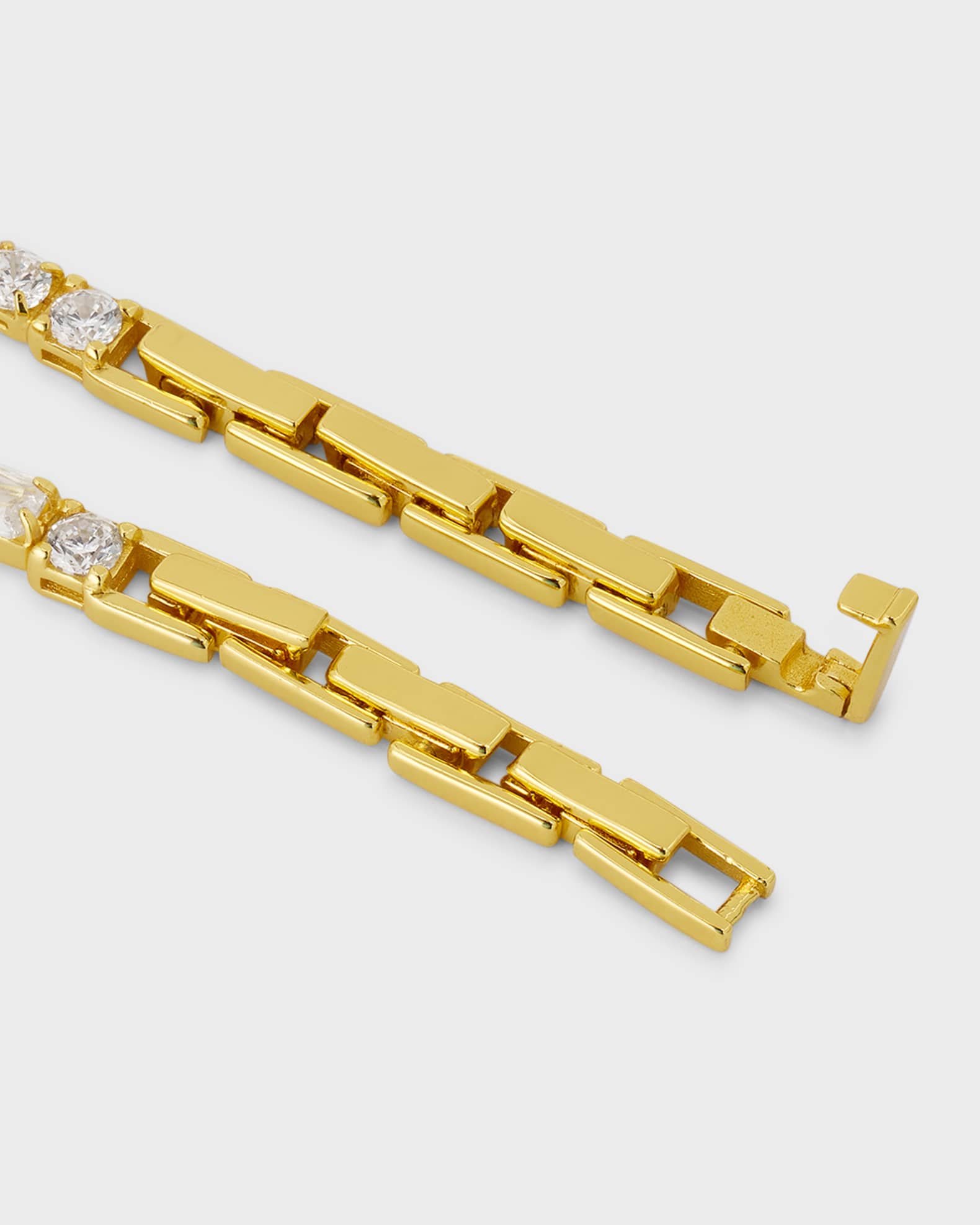 BaubleBar Kerri 18K Gold Plated Tennis Necklace | Neiman Marcus