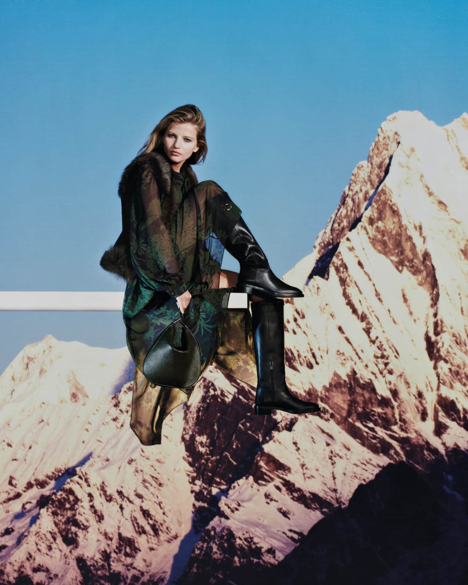 Akris Anna Little Leather Hobo Bag | Neiman Marcus