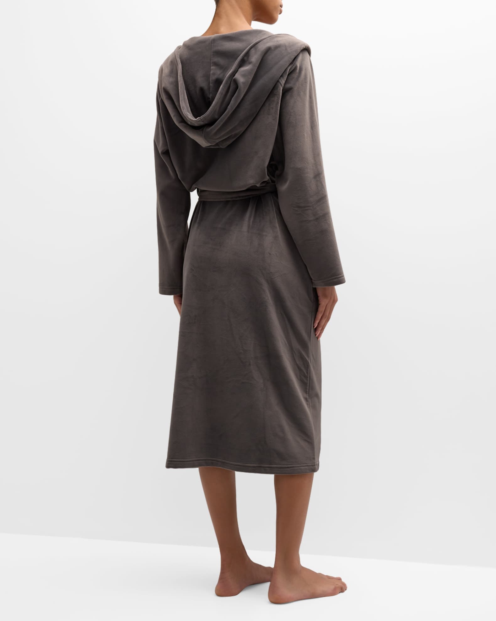 Barefoot Dreams LuxeChic Hooded Wrap Robe | Neiman Marcus