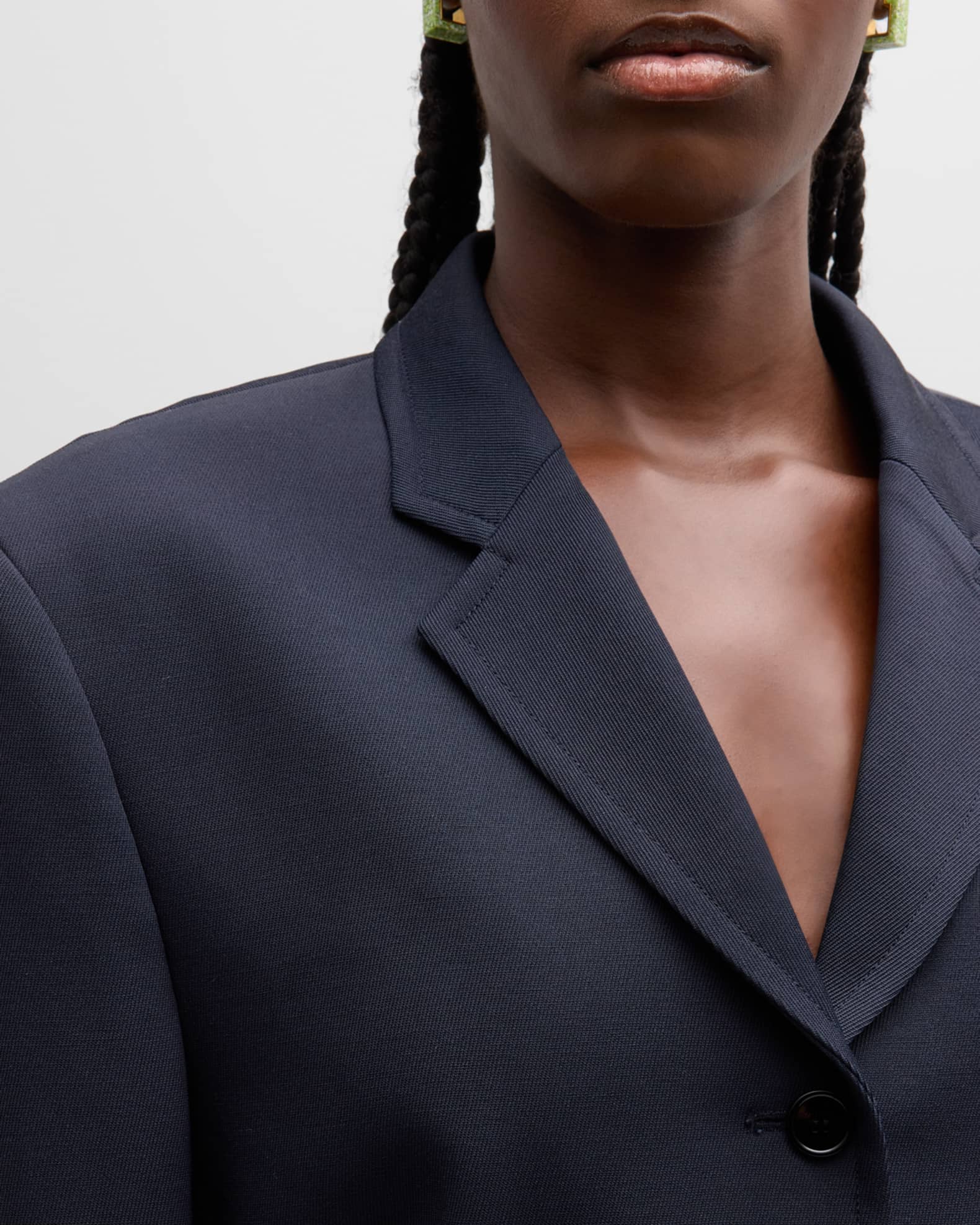 RECTO Oversized Wool-Viscose Jacket | Neiman Marcus