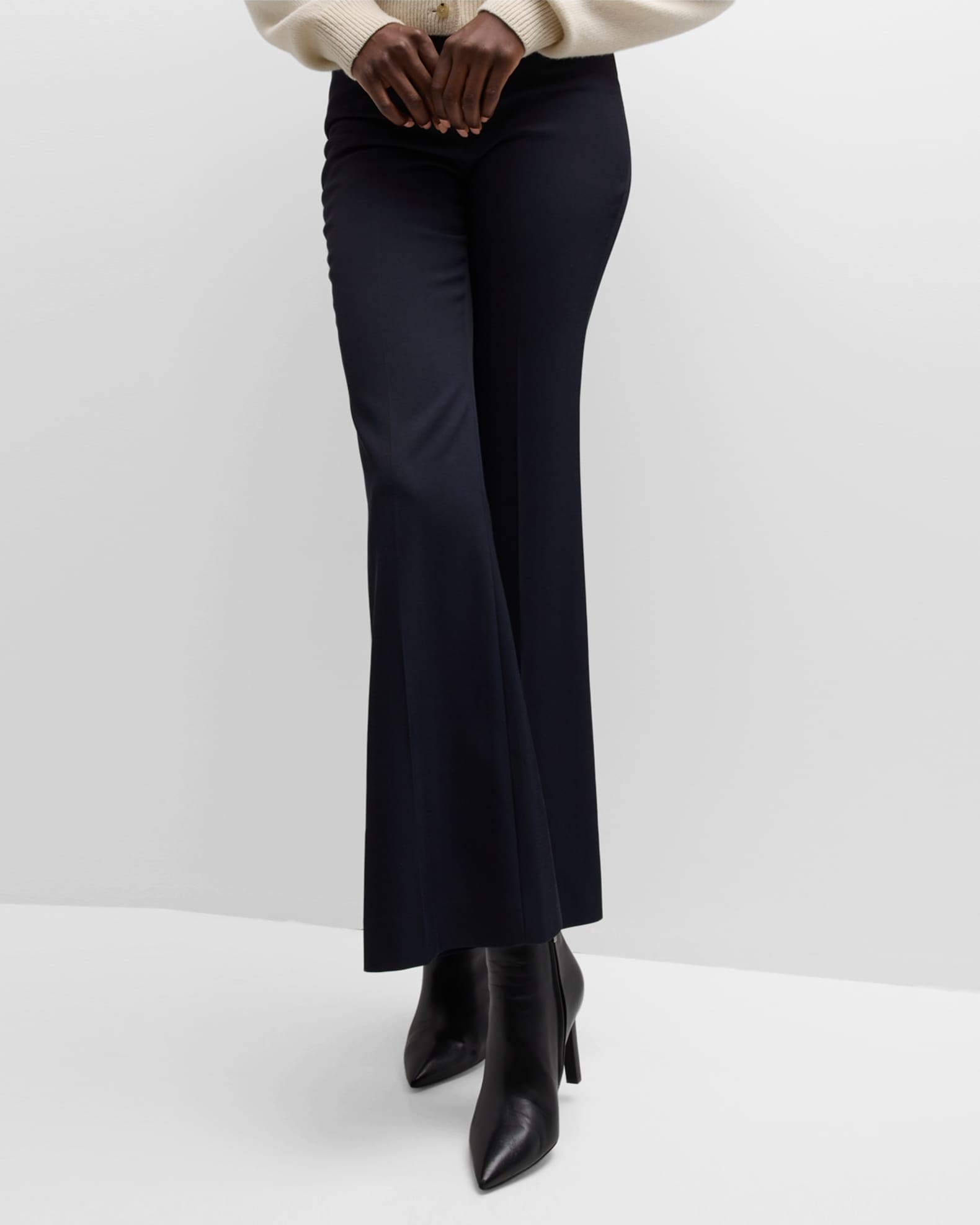 RECTO Wool Flared Pants | Neiman Marcus