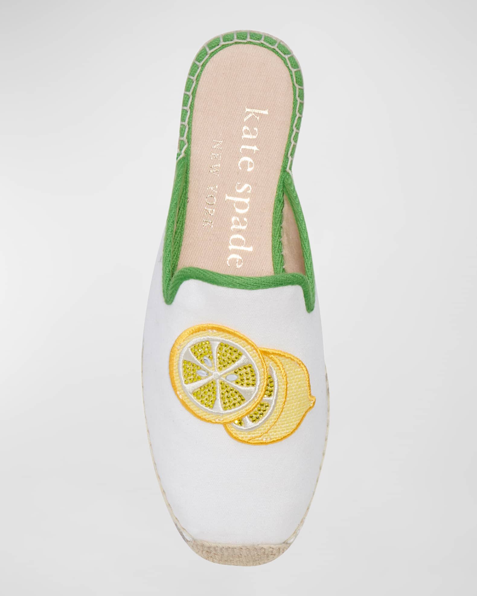 kate spade new york azura lemons espadrille slipper loafers | Neiman Marcus