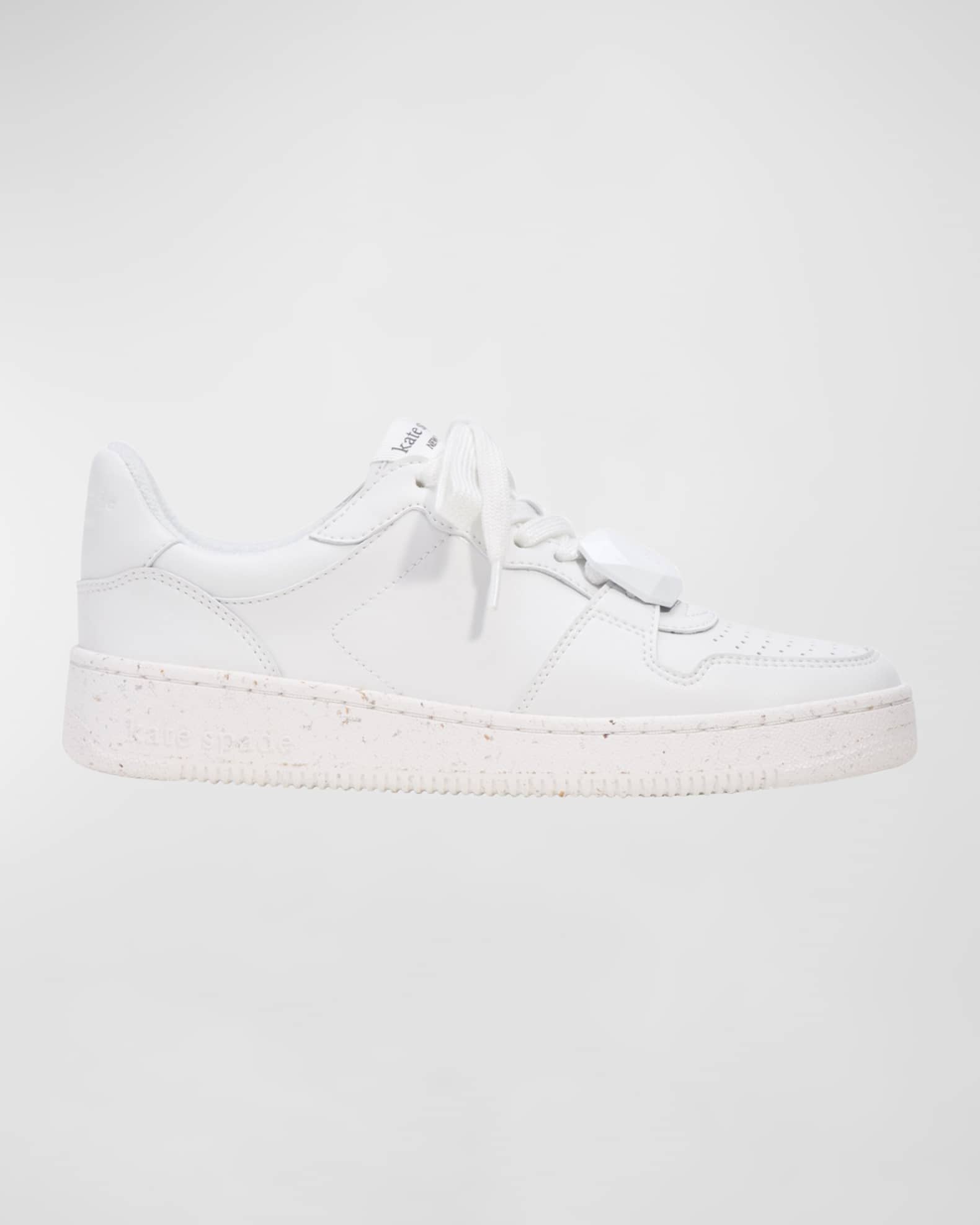 kate spade new york bolt gem leather flatform sneakers | Neiman Marcus