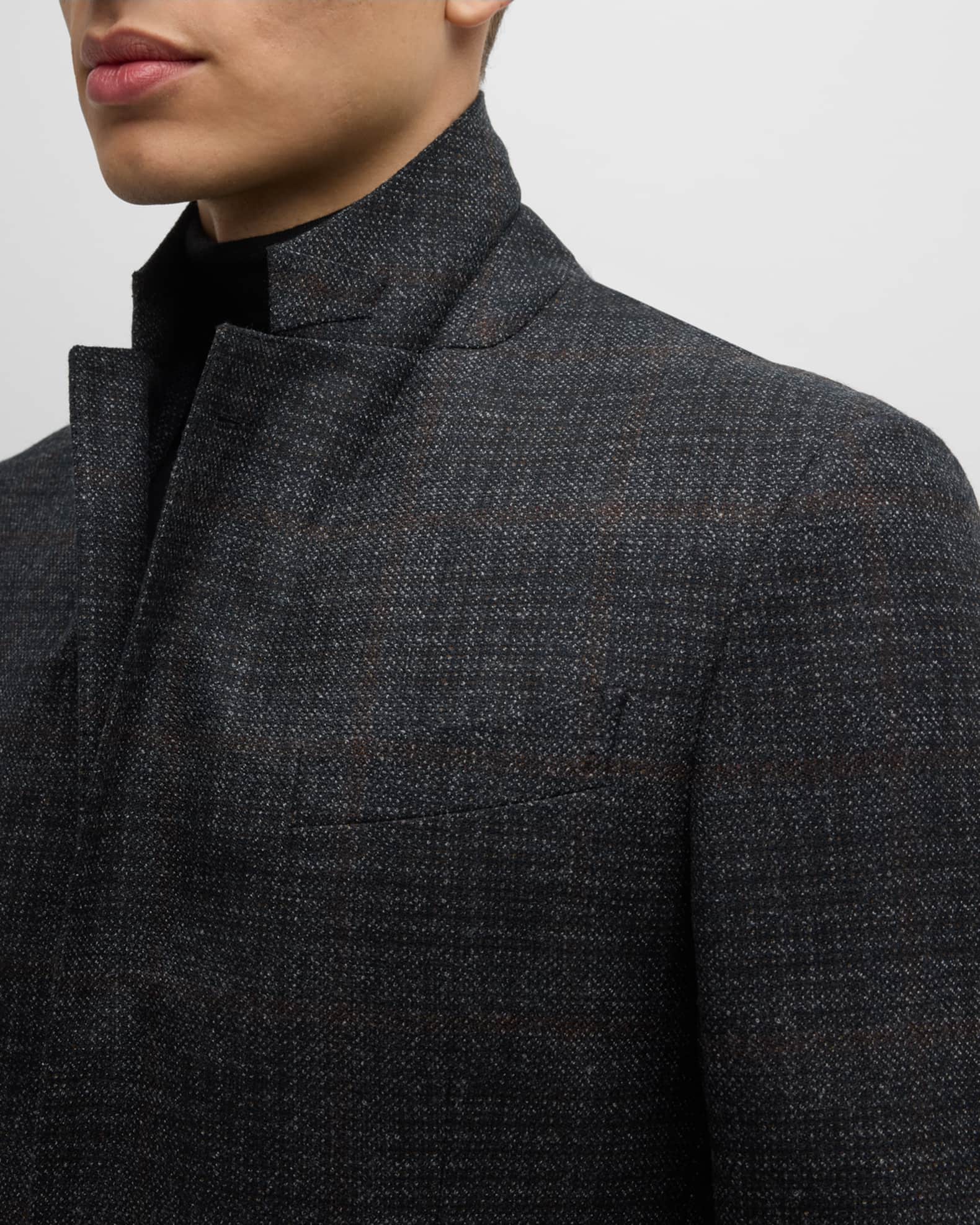 ZEGNA Men's Wool Windowpane Sport Coat | Neiman Marcus