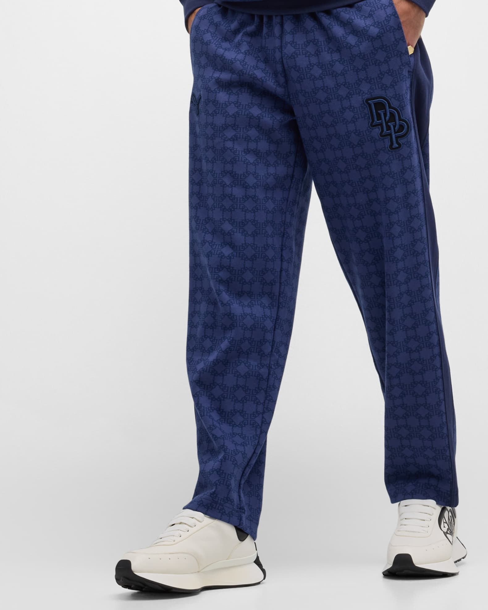 Puma x Dapper Dan Men's Monogram Pants | Neiman Marcus