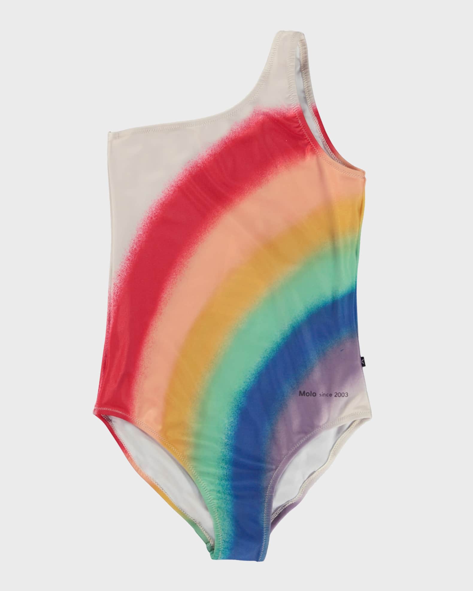 Molo Girl's Nai Rainbow One-Piece Swimsuit, Size 8-12 | Neiman Marcus
