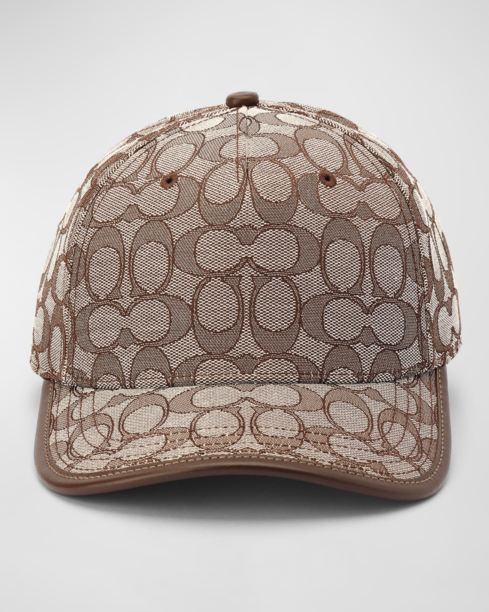 Coach Jacquard Signature C Monogram Baseball Cap | Neiman Marcus