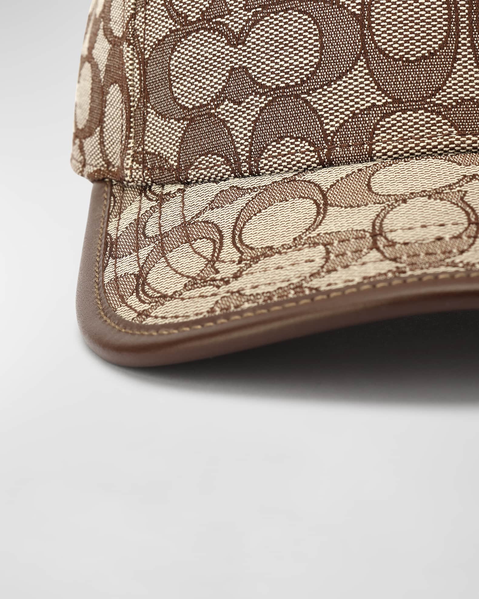 Coach Jacquard Signature C Monogram Baseball Cap | Neiman Marcus