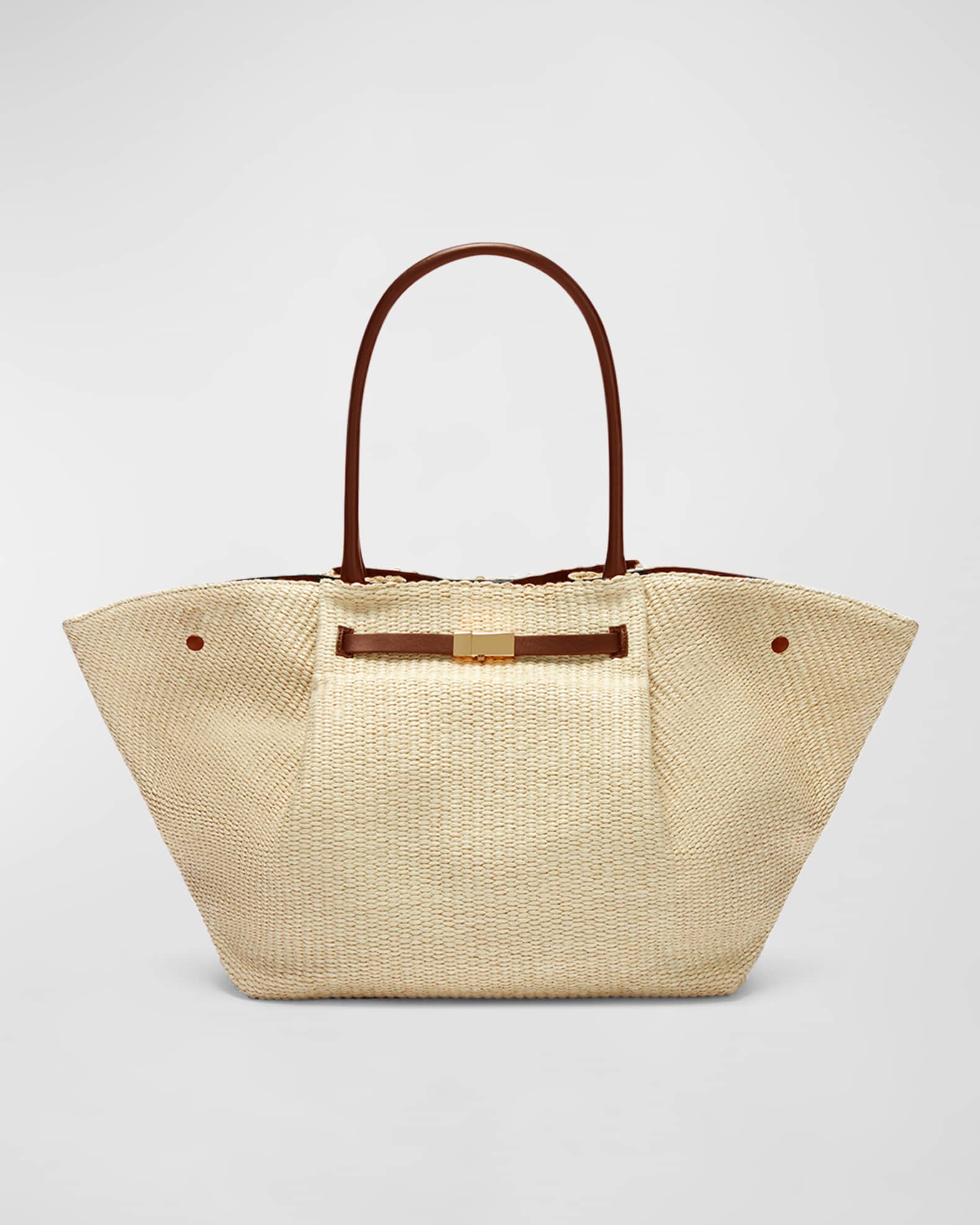 DeMellier New York Raffia Tote Bag | Neiman Marcus